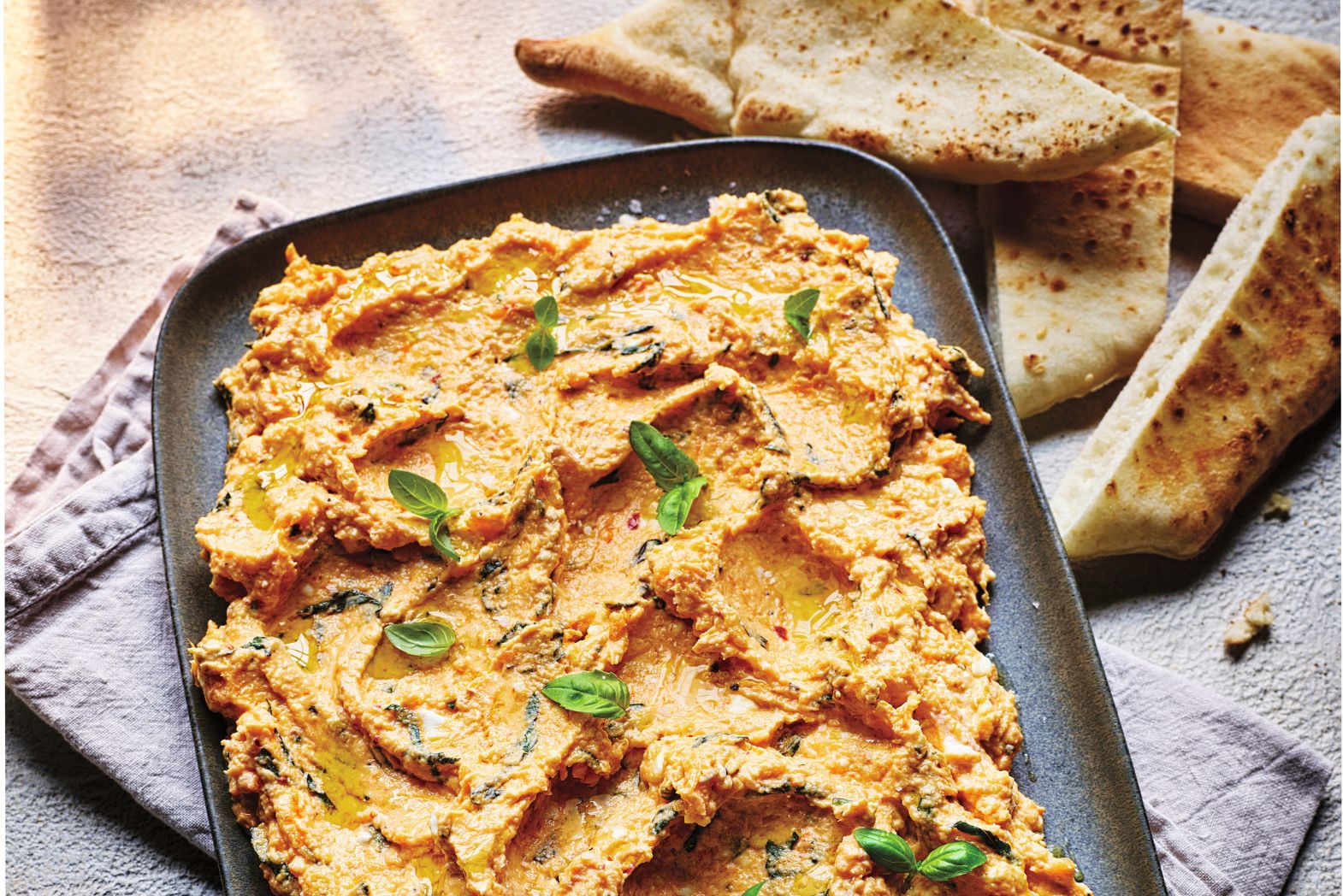 Sweet Potato, Basil & Feta Dip Recipe, by Sabrina Ghayour – Sous Chef UK