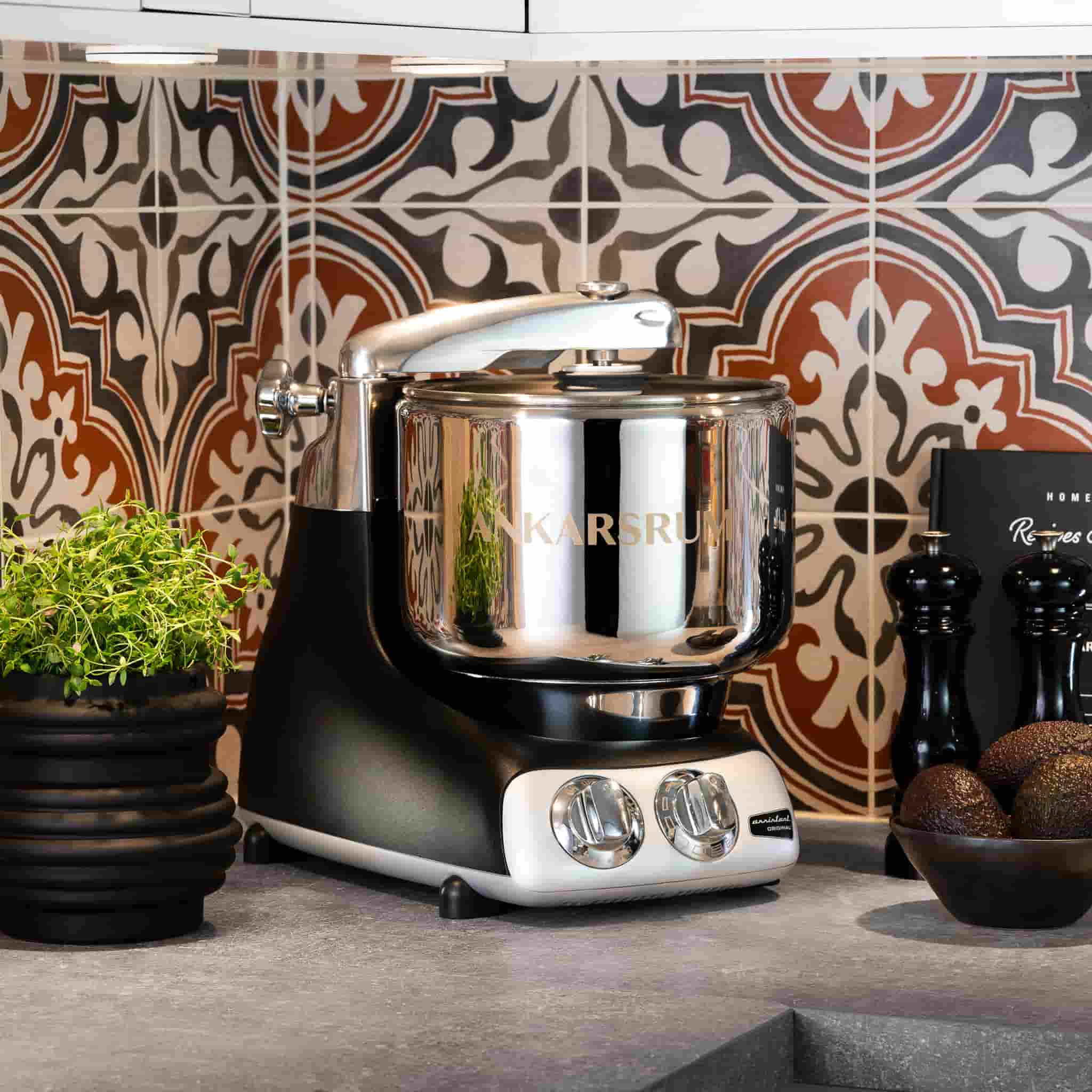 Ankarsrum Assistent Original Stand Mixer, Black | Buy online UK – Sous ...