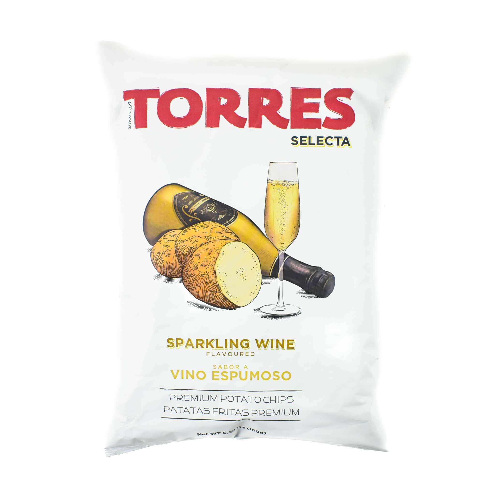 Torres Sparkling Wine Flavoured Crisps, 150g | Buy online UK – Sous Chef UK