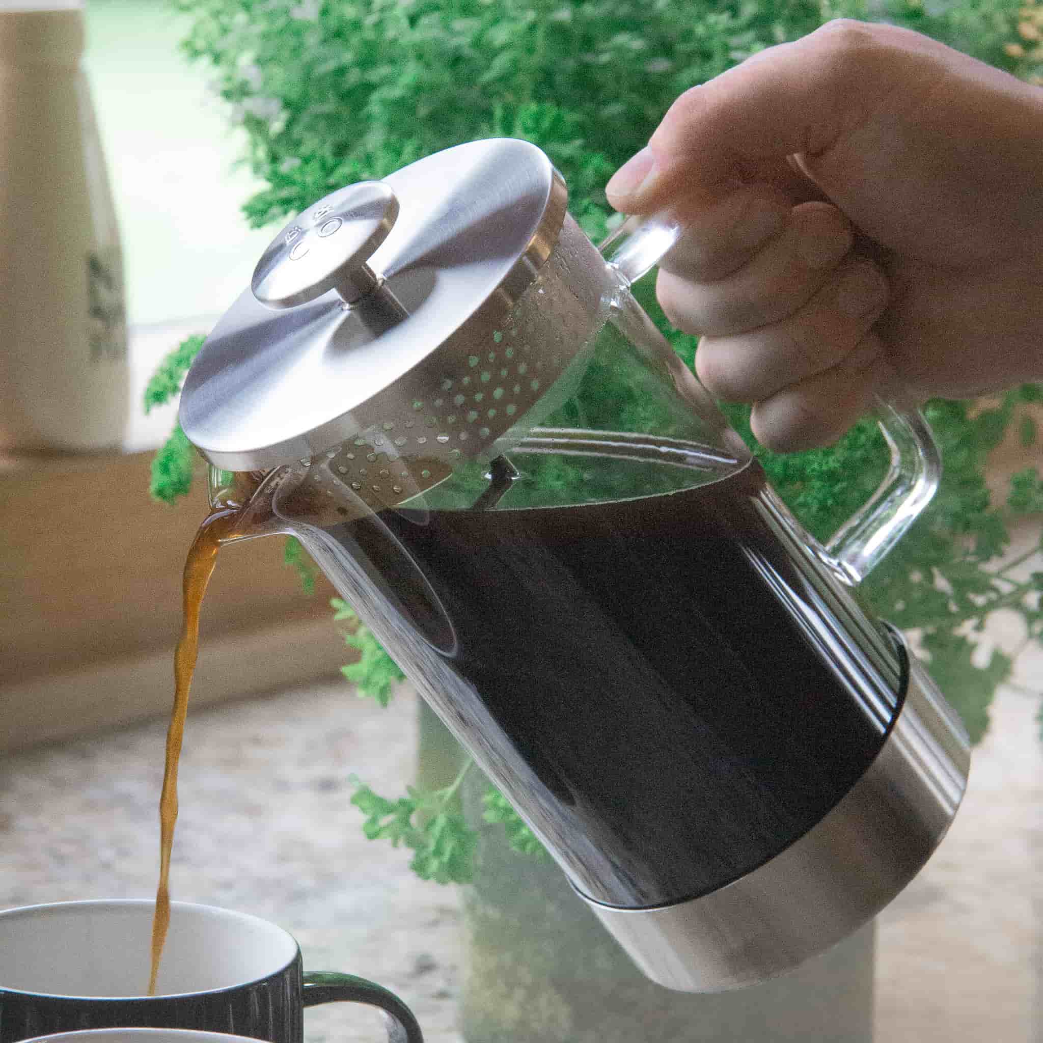 Barista & Co Core Stainless Steel Coffee Press, 350ml | Buy online UK ...