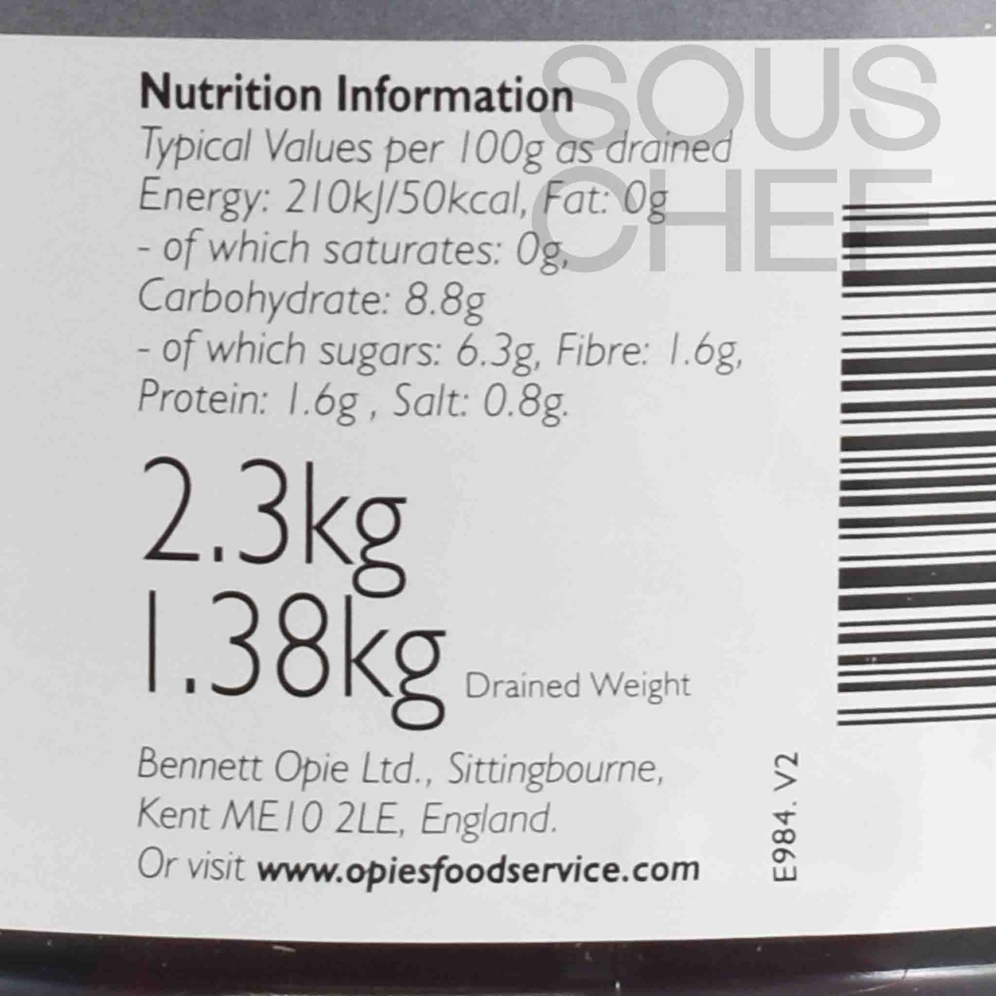 Sliced Beetroot in Vinegar, 2.3kg | Buy online UK – Sous Chef UK