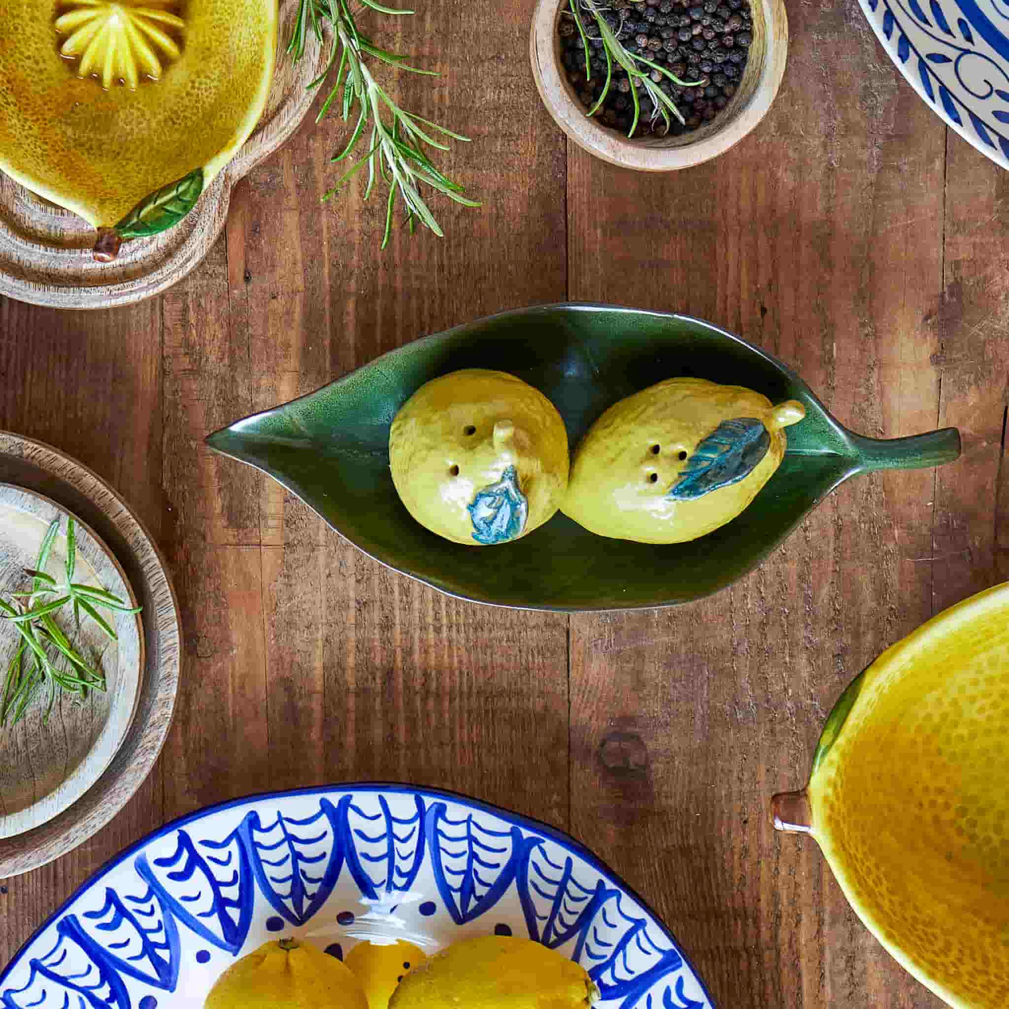 Lemon Salt & Pepper Shaker Set | Buy online UK – Sous Chef UK