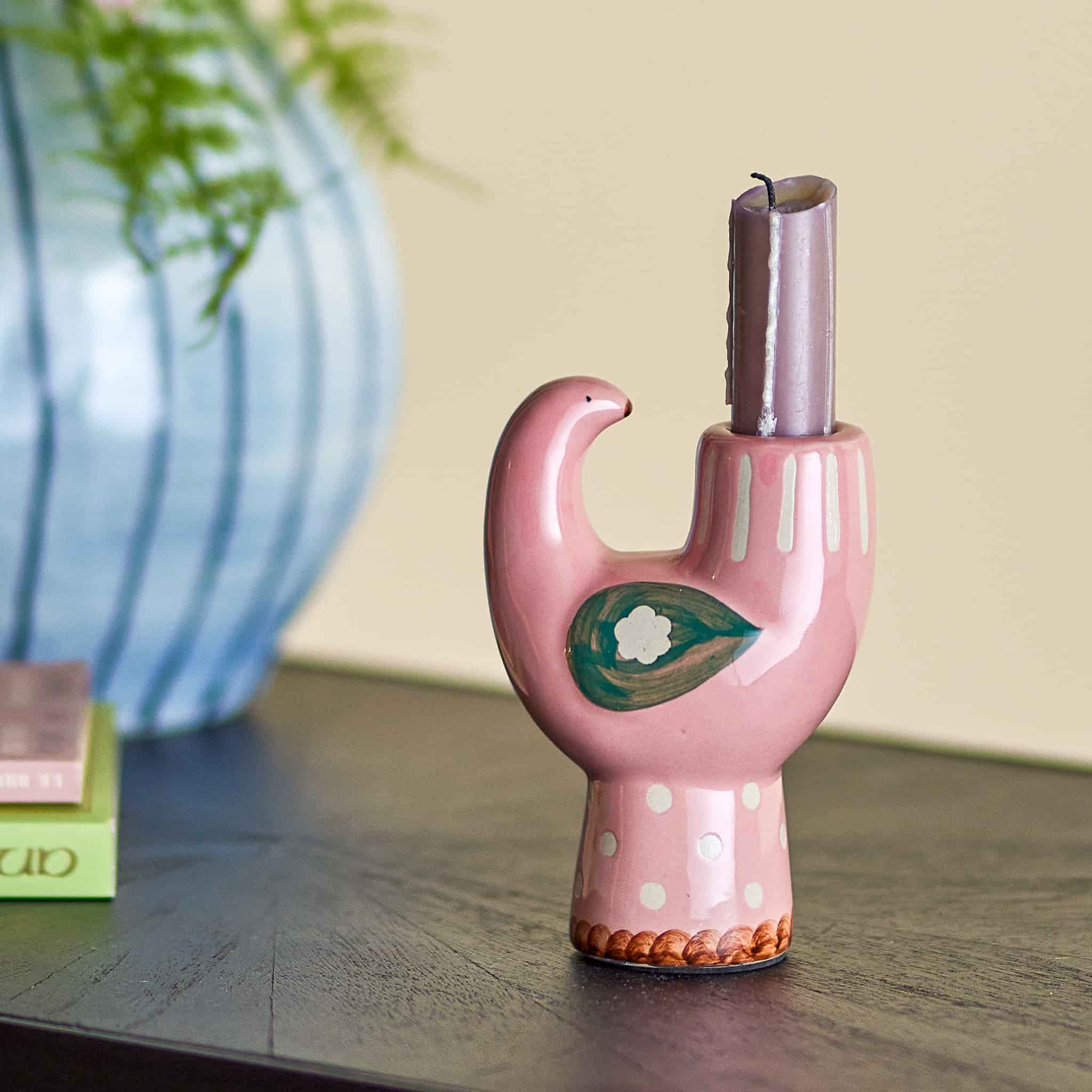 Trudy Pink Bird Candle Holder | Buy online UK – Sous Chef UK
