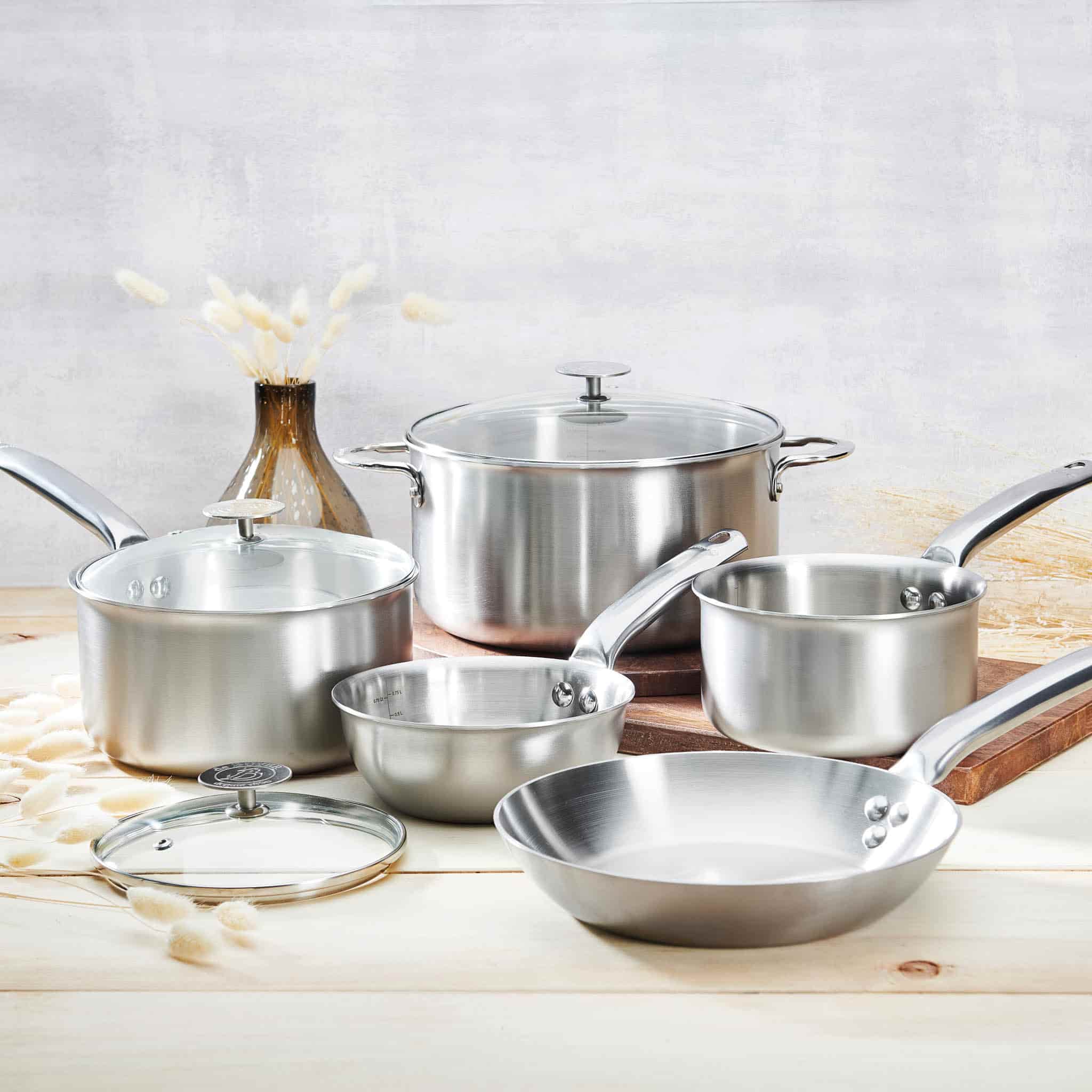De Buyer Alchimy 5 Piece Cookware Set with Lids | Buy online UK – Sous ...