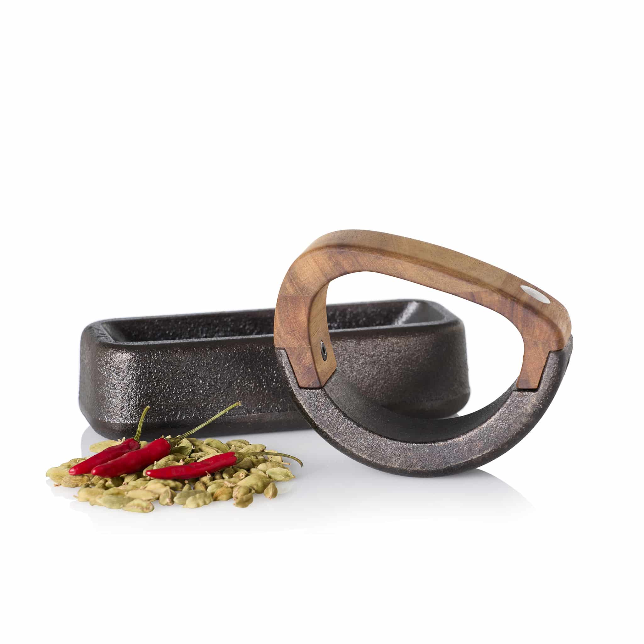 AdHoc Rocca Cast Iron Rocking Mortar | Buy online UK – Sous Chef UK