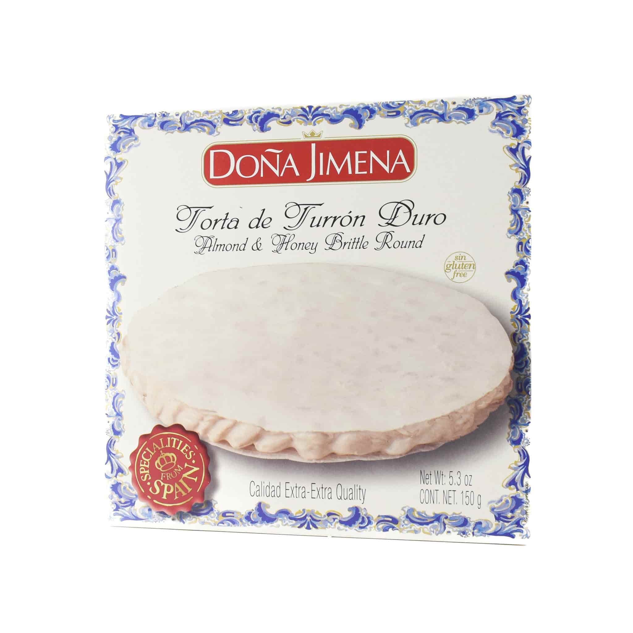 Dona Jimena Turron Duro Round Cake, 150g | Buy online UK – Sous Chef UK
