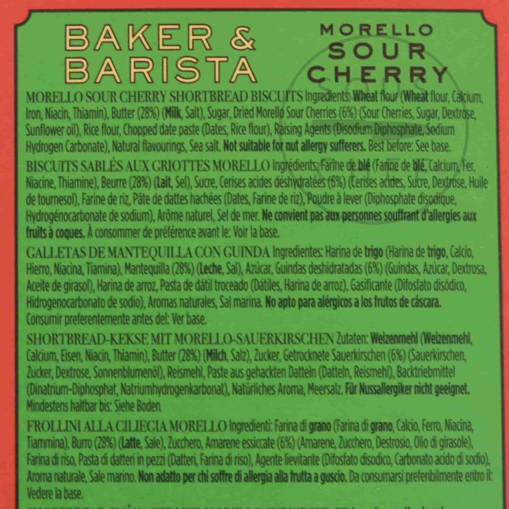 Morello Sour Cherry Biscuits, 120g | Buy online UK – Sous Chef UK