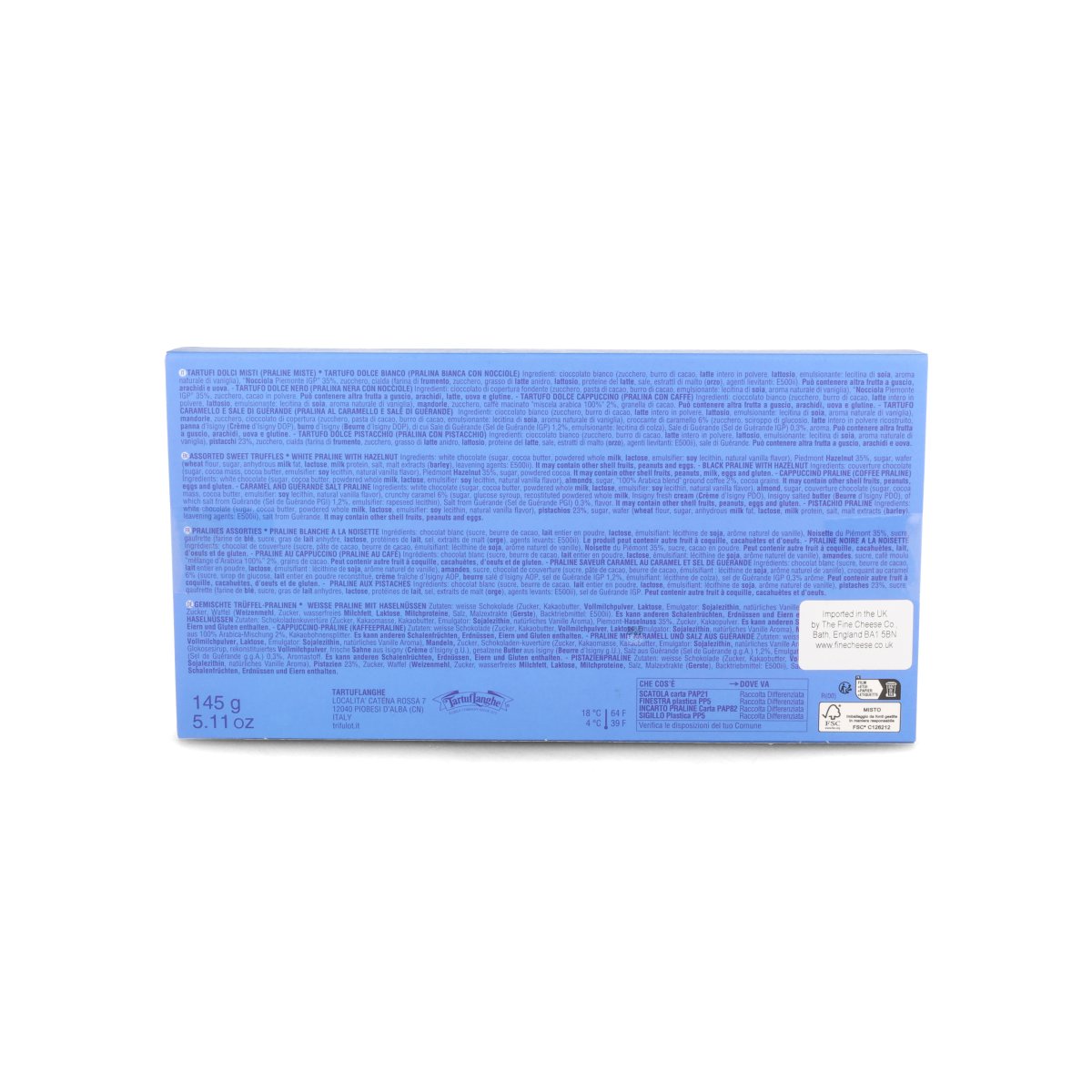 Trifulot Chocolate Truffle Selection, 145g | Buy online UK – Sous Chef UK
