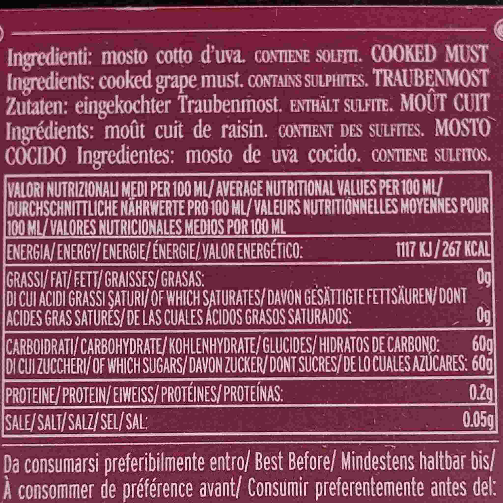 Giusti Saba Cooked Grape Must 250ml | Buy online UK – Sous Chef UK