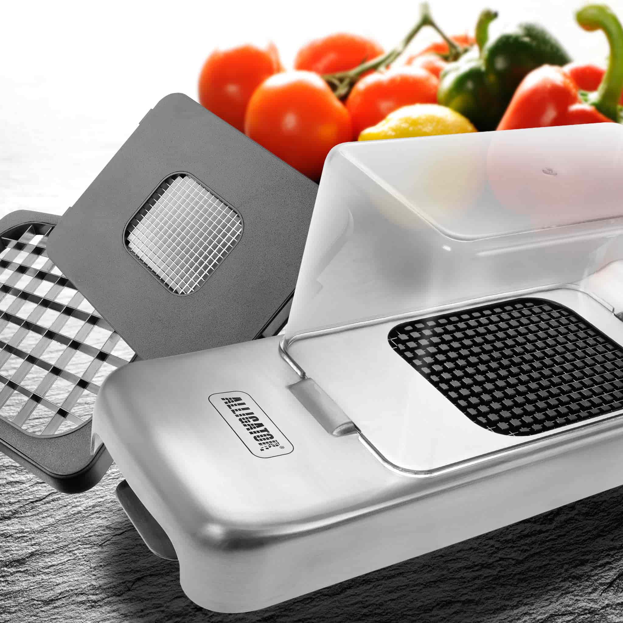 Alligator 3-in-1 Stainless Steel Chopper with Collector | Buy online UK ...