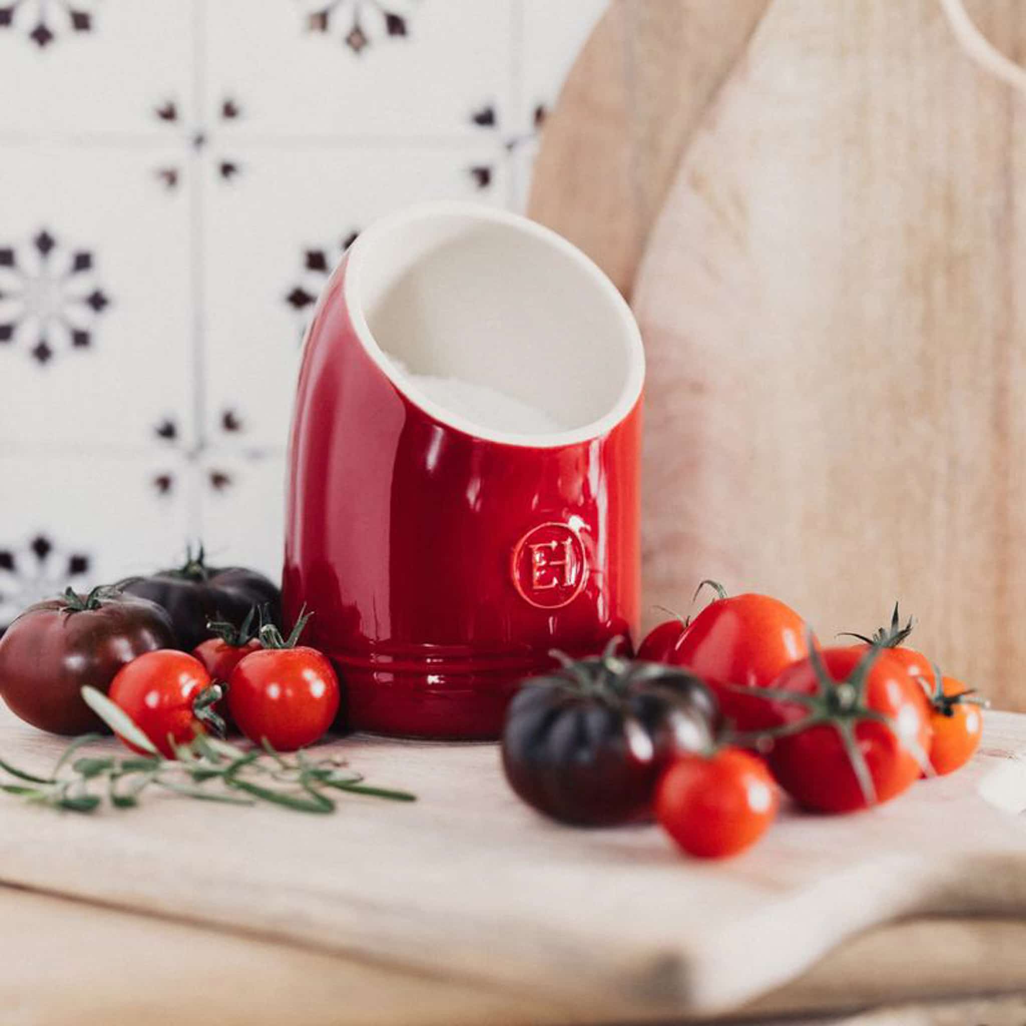 Emile Henry Red Salt Pig, 15.5cm | Buy online UK – Sous Chef UK