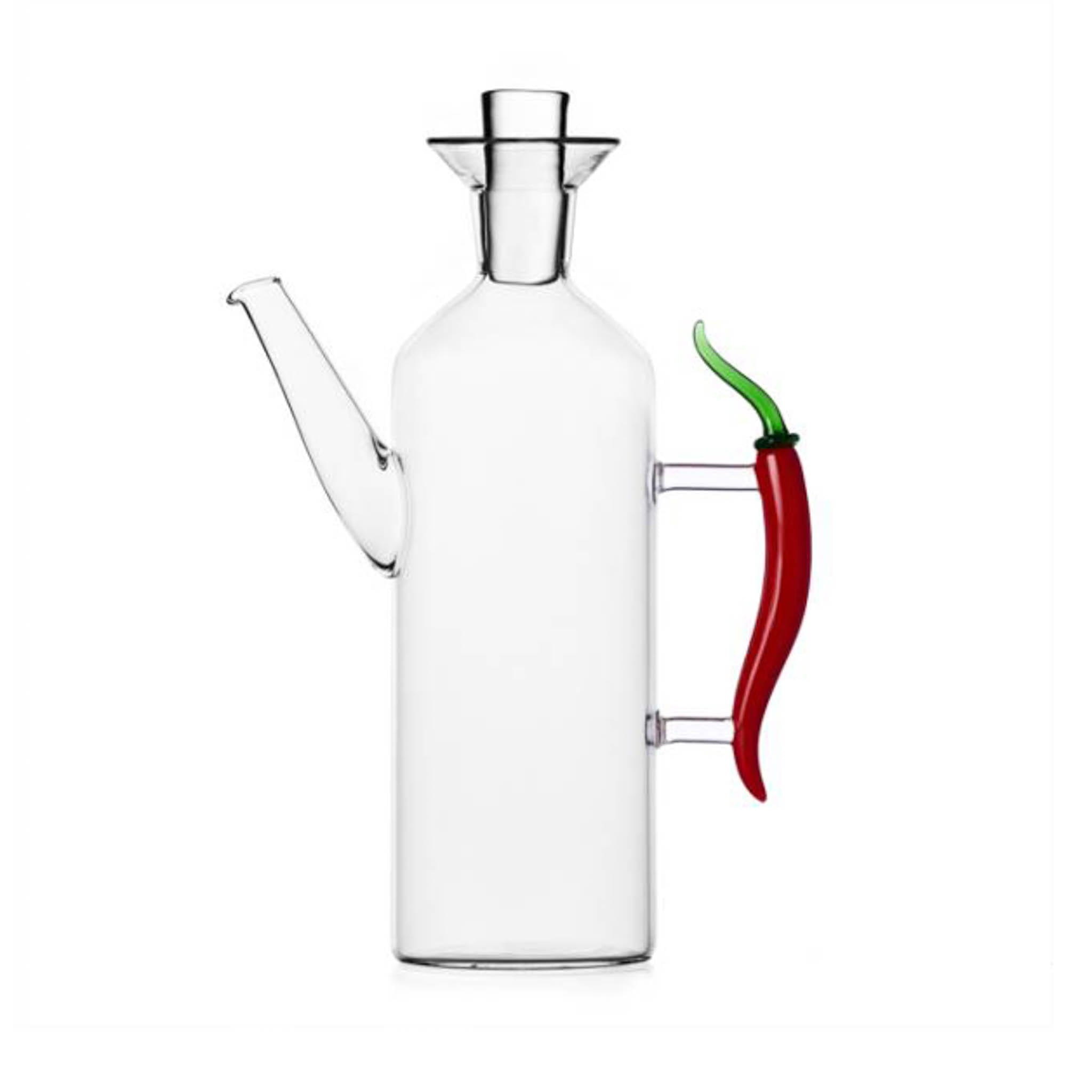 Ichendorf Milano Glass Chilli Pepper Oil Bottle, 20cm | Buy online UK ...