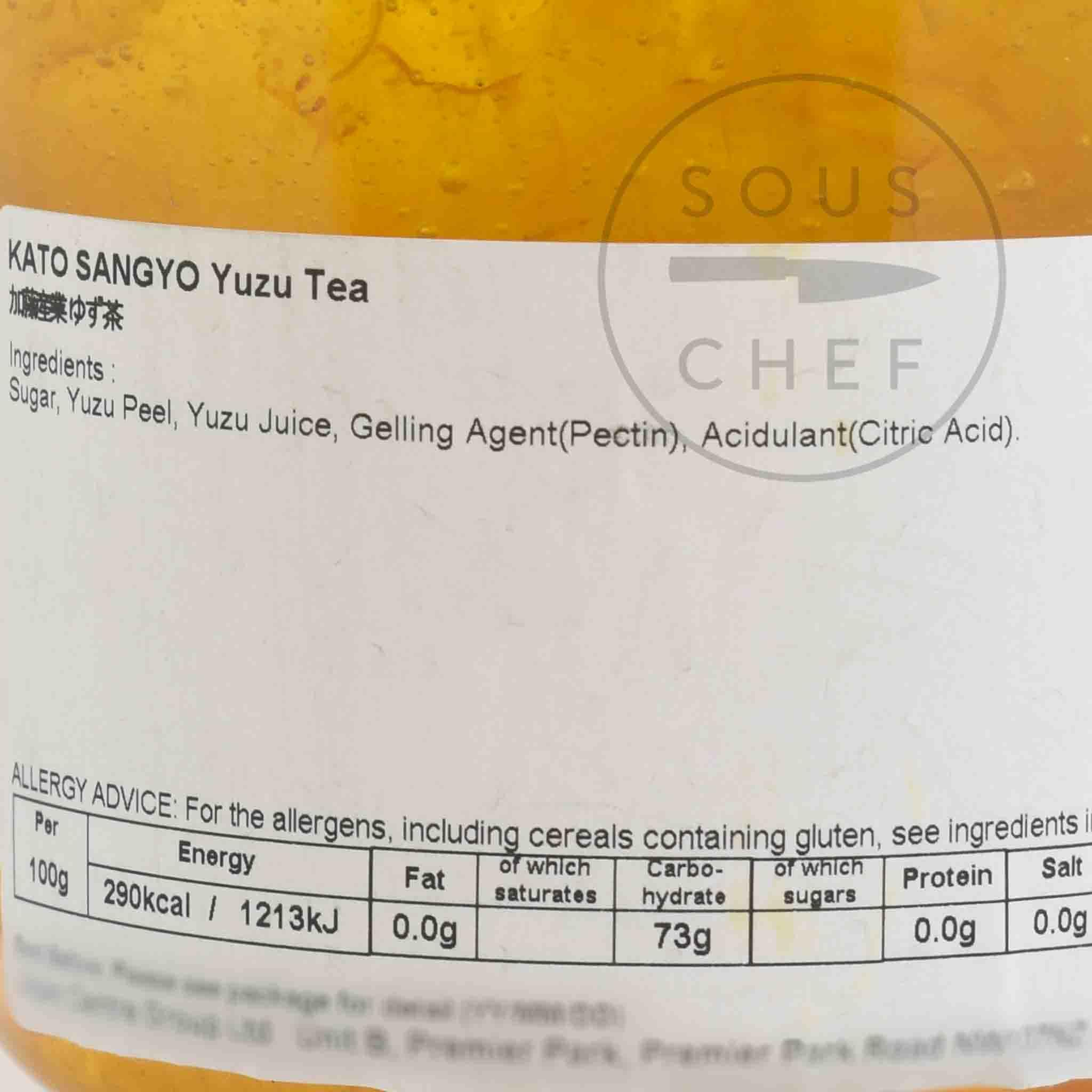 Kato Sangyo Yuzu Tea, 600g | Buy online UK – Sous Chef UK