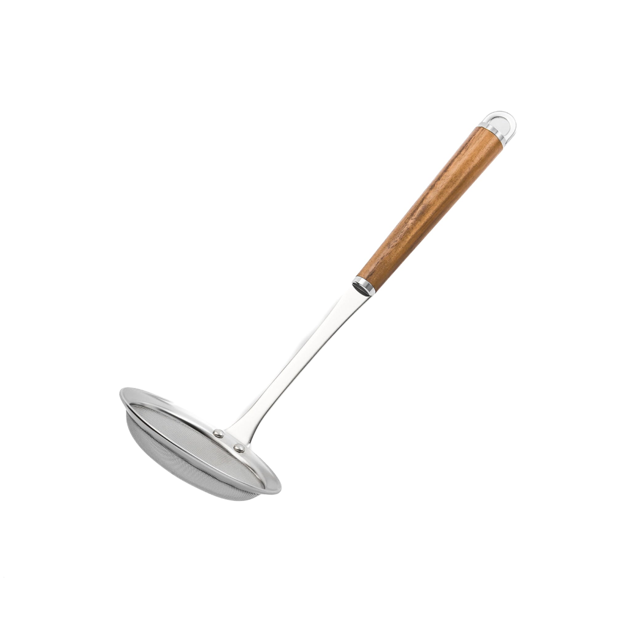 Wood Handle Stainless Steel Fine Mesh Skimmer | Buy online UK – Sous ...