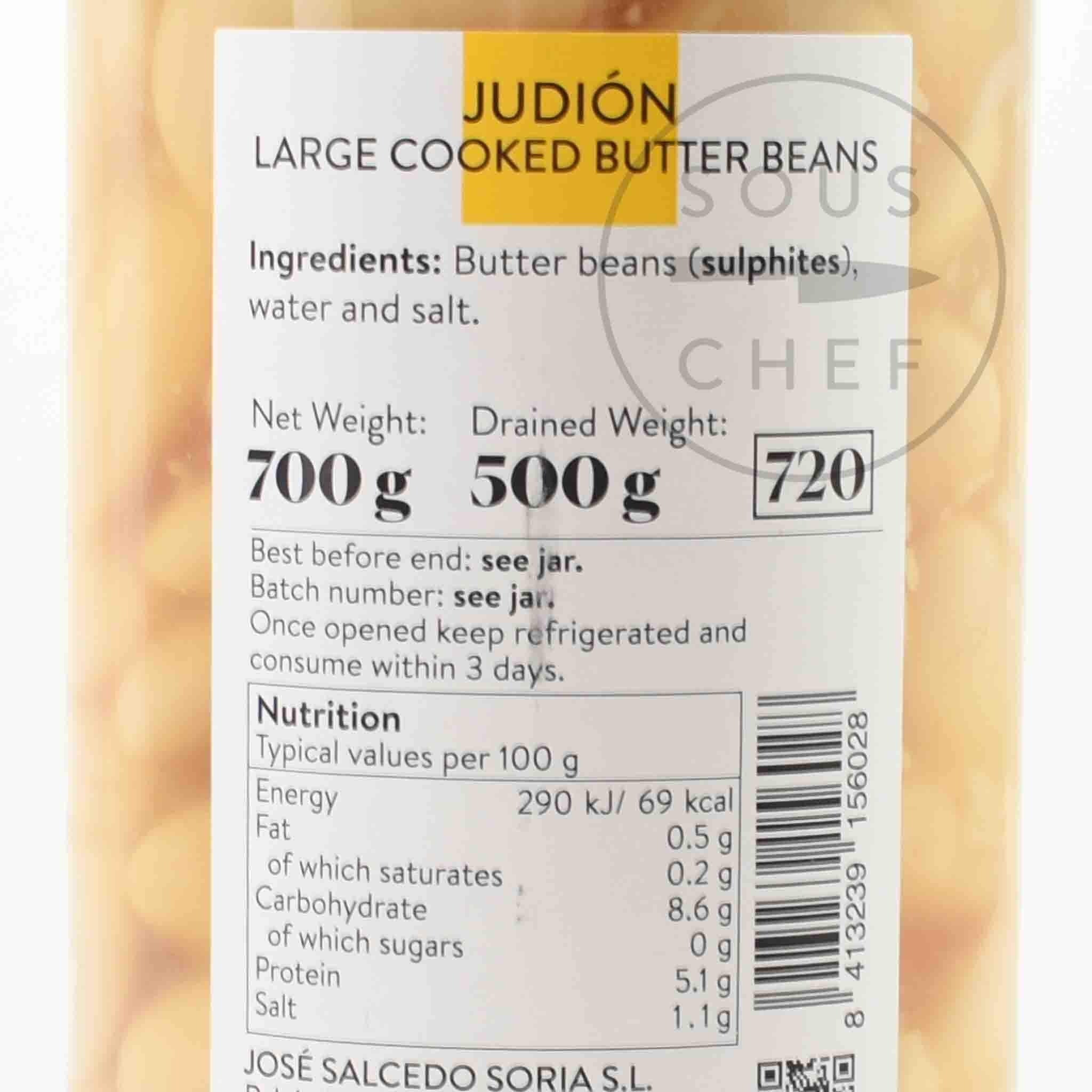 Judion Large Butter Beans | Buy Online | Sous Chef UK