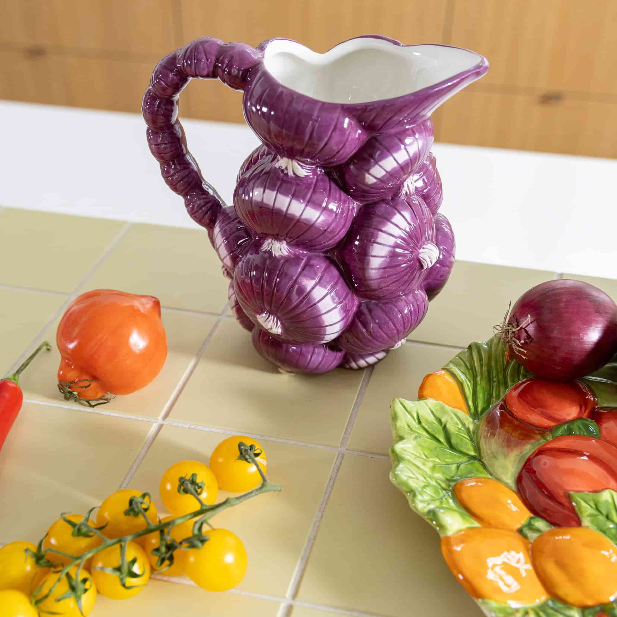 Ceramic Red Onion Jug, 1 Litre | Buy online UK – Sous Chef UK