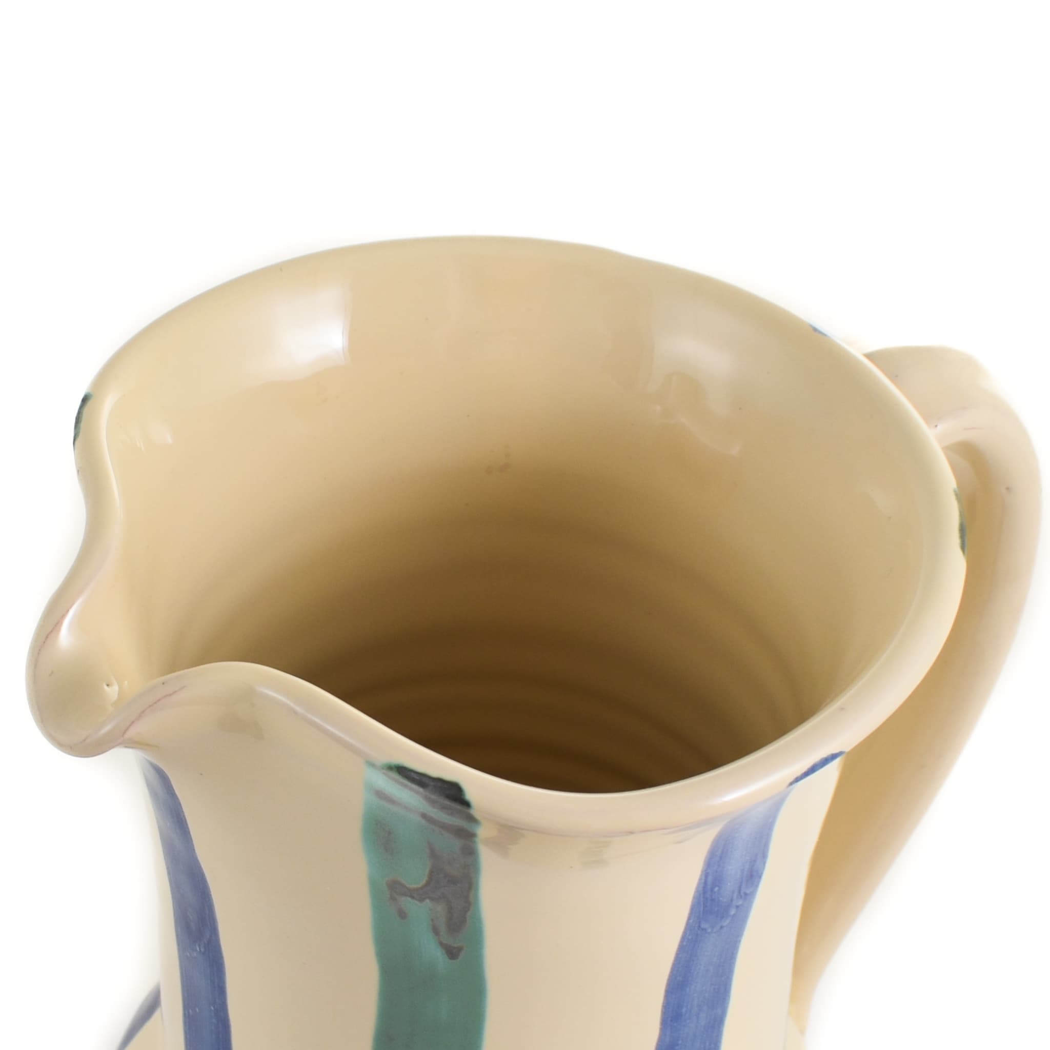 Puglia Aquamarine and Blue Stripe Pitcher | Buy online UK – Sous Chef UK