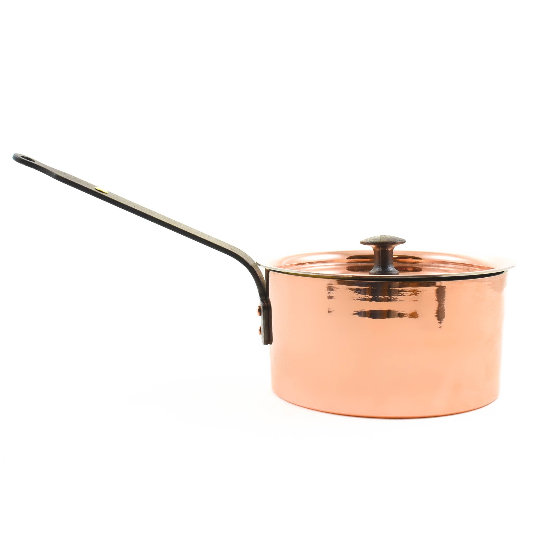 Netherton Foundry Copper Saucepan with Lid, 6" | Buy online UK – Sous ...