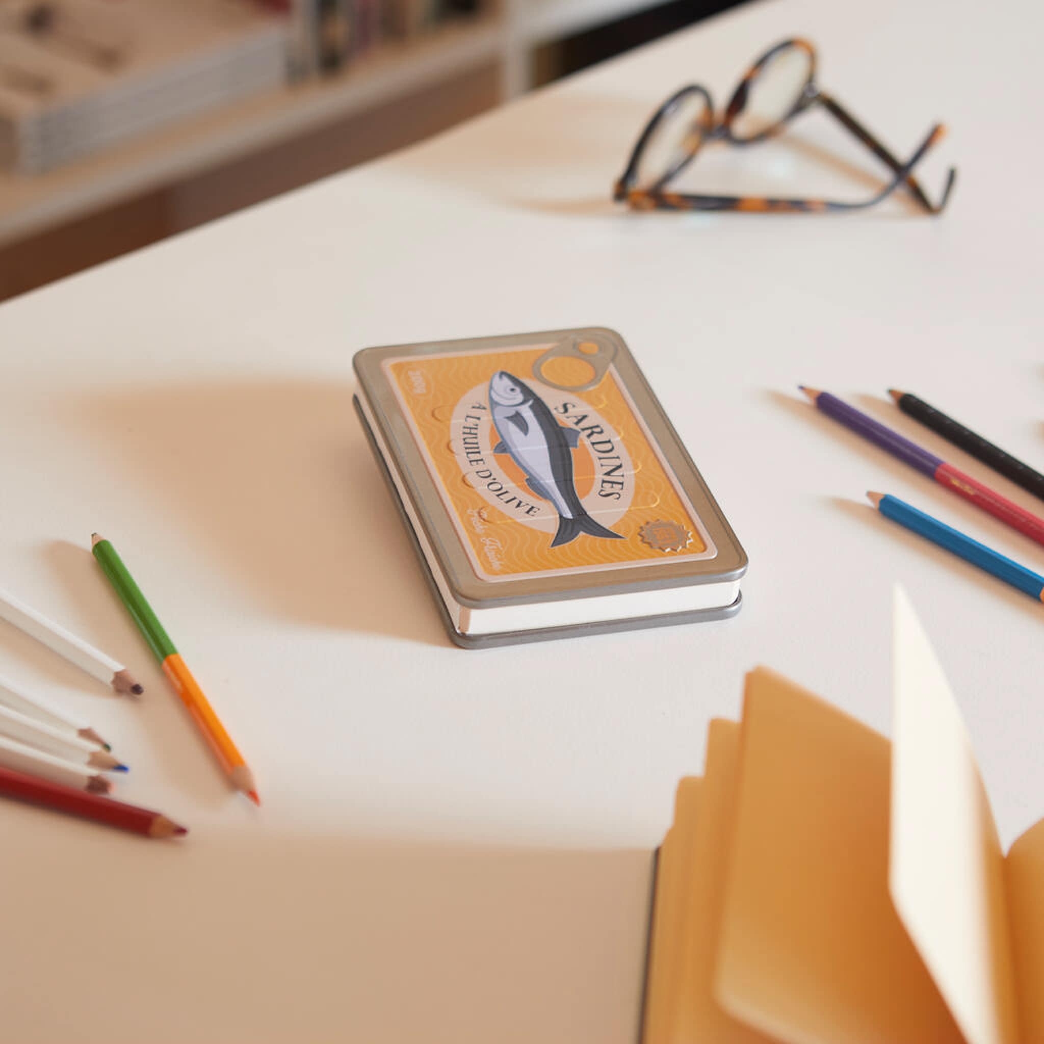 Tinned Sardine Notebook, 160 pages | Buy online UK – Sous Chef UK