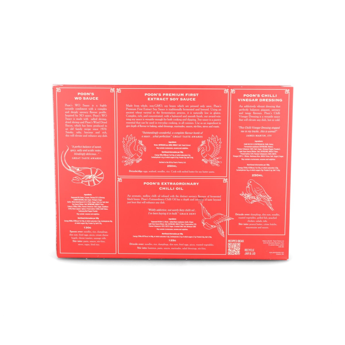 Poon's London Sauce Collection Gift Set, 755g | Buy online UK – Sous ...