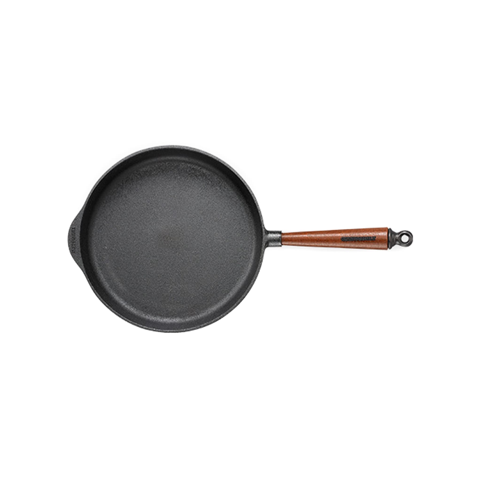 Skeppshult Cast Iron Deep Frying Pan with Beech Wood Handle, 28cm | Buy ...