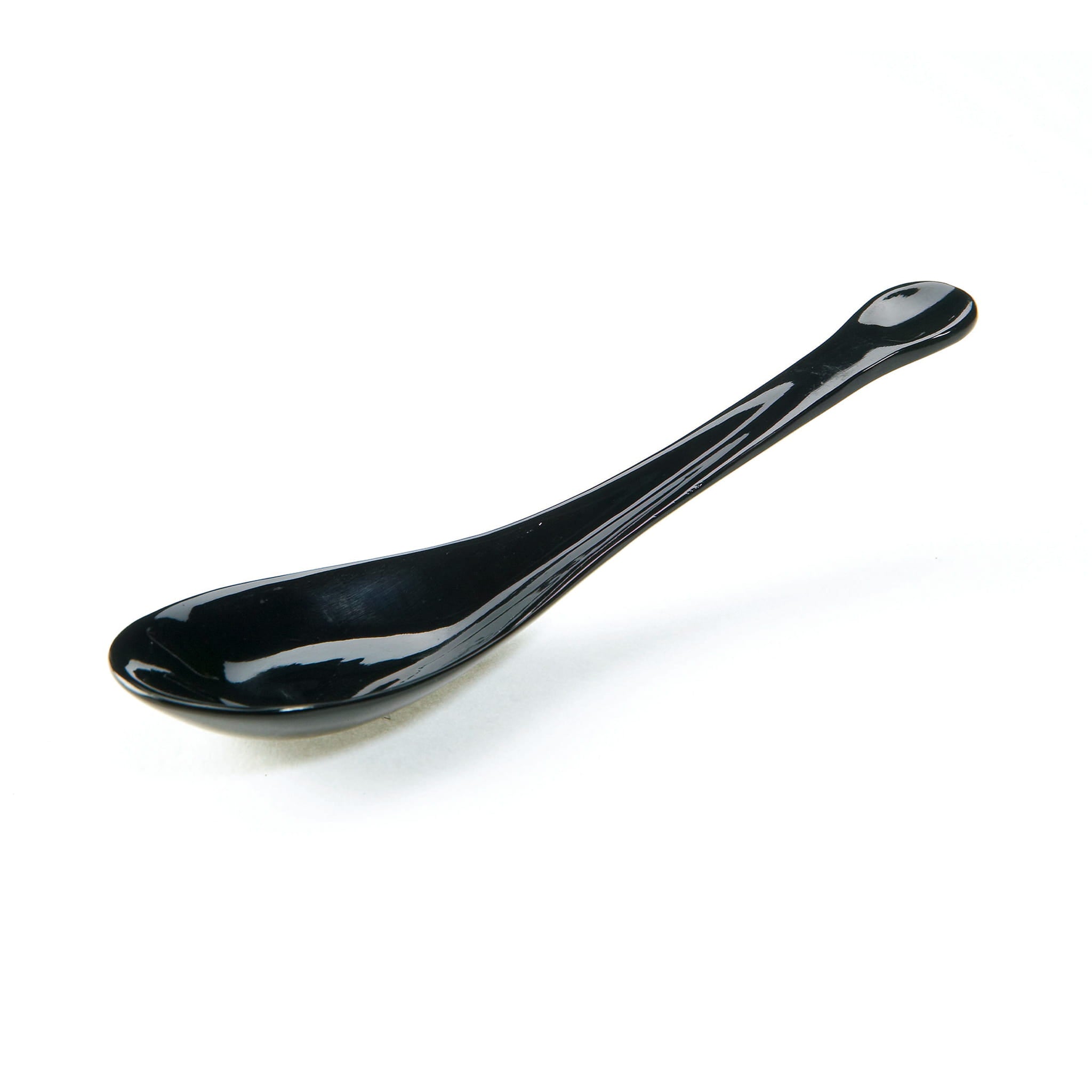 Sarah Petherick Black Horn Yushi Shikoku Soup Spoon, 16cm | Buy online ...