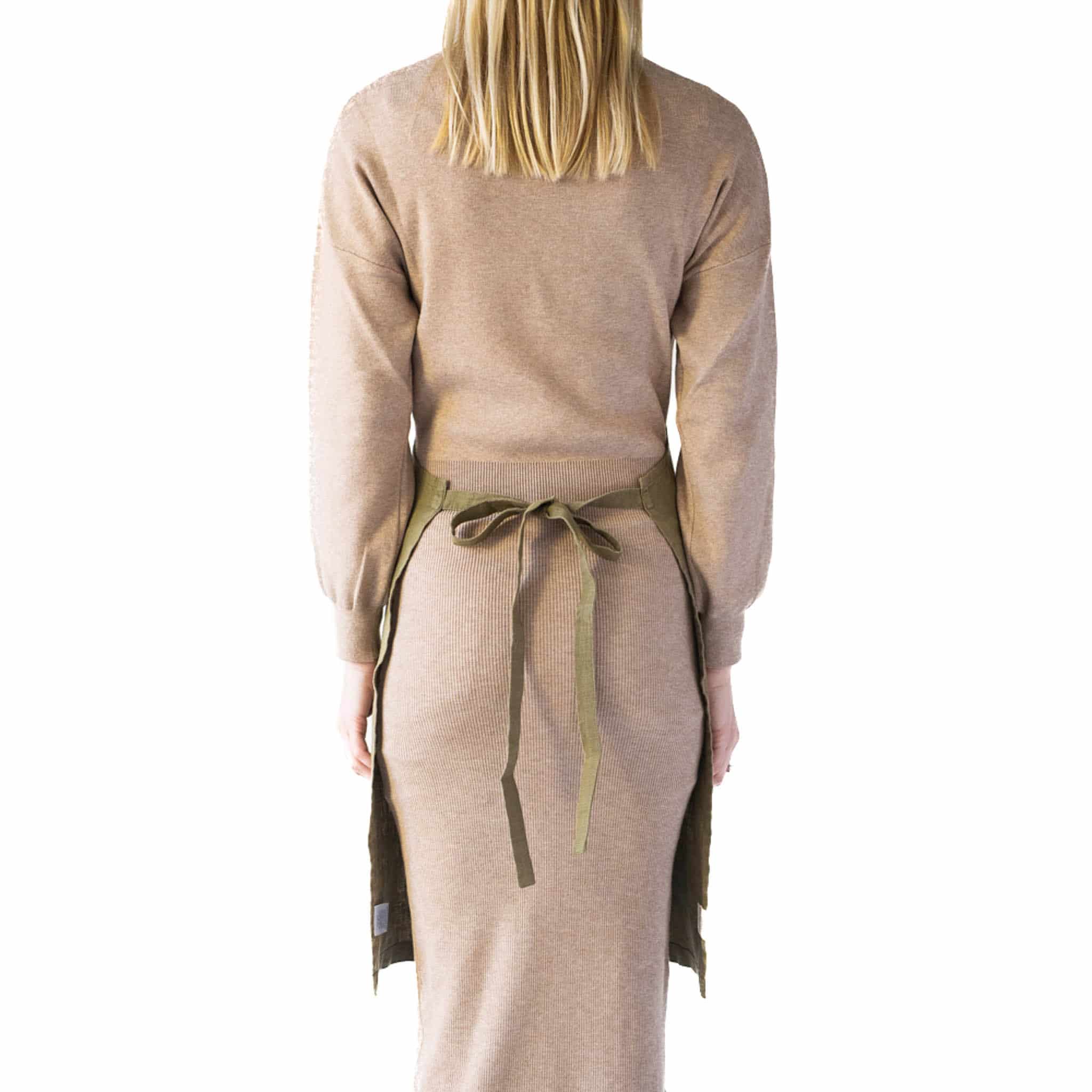 Olive Daily Linen Apron | Buy online UK – Sous Chef UK