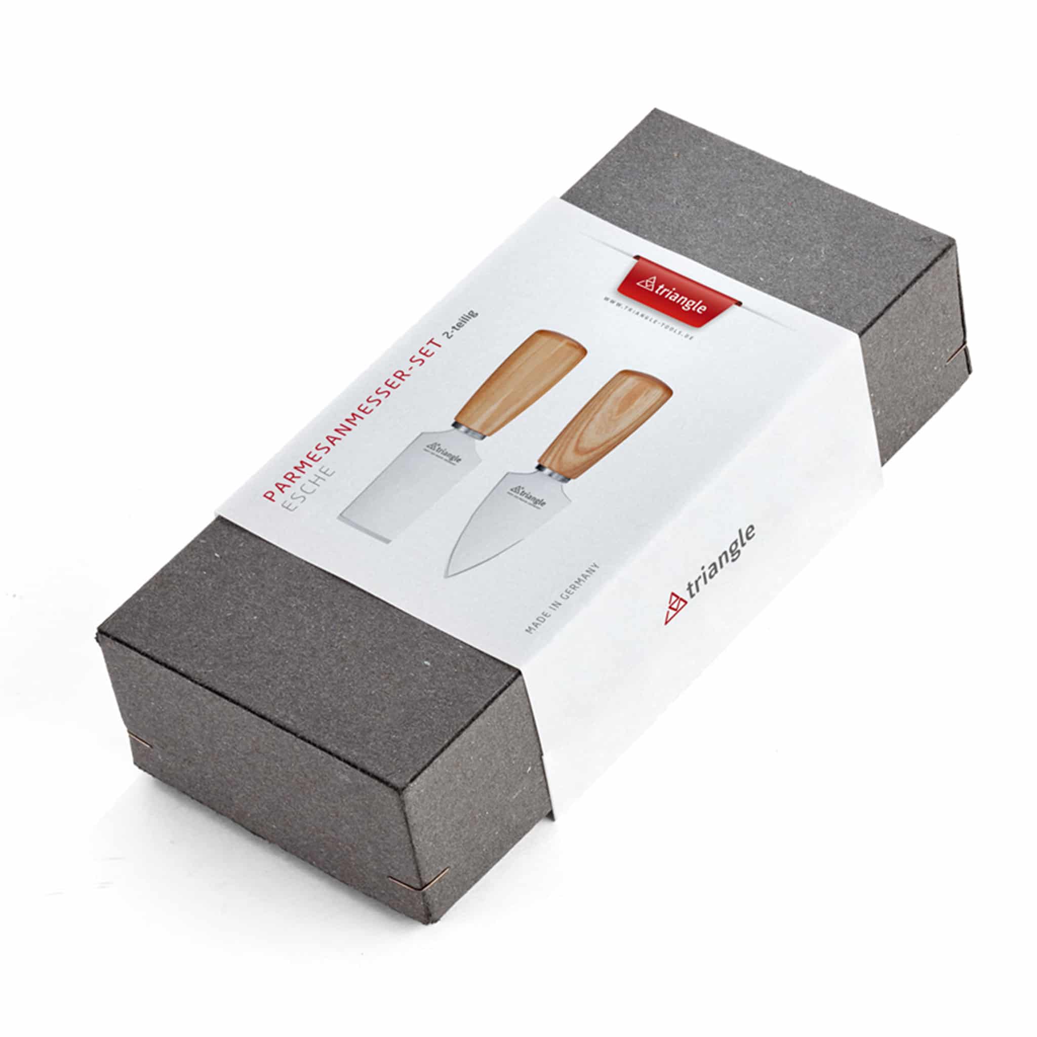 Triangle Set of 2 Parmesan Knives with Ash Wood Handles | Buy online UK ...