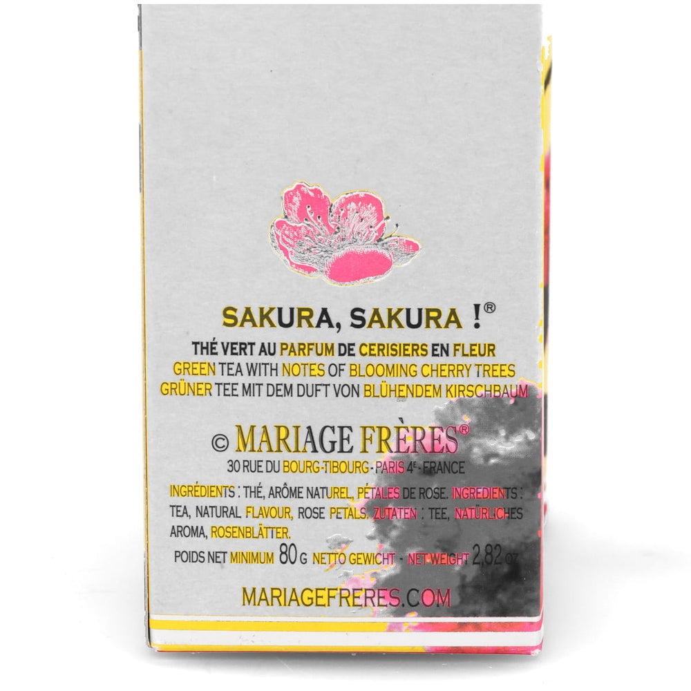 Mariage Freres Sakura Loose Green Tea, 80g | Buy online UK – Sous Chef UK