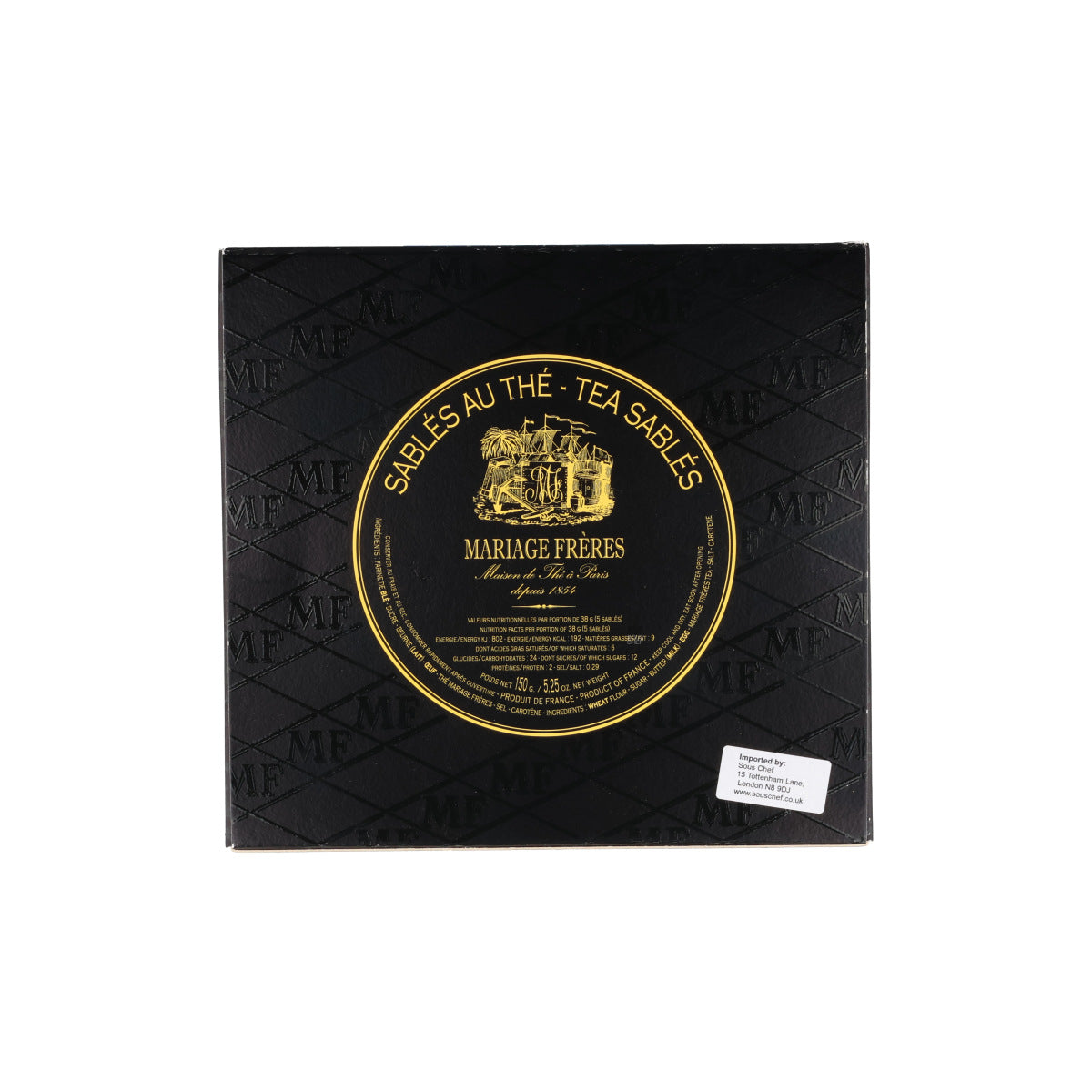 Mariage Freres Marco Polo Tea Biscuits, 150g | Buy online UK – Sous Chef UK