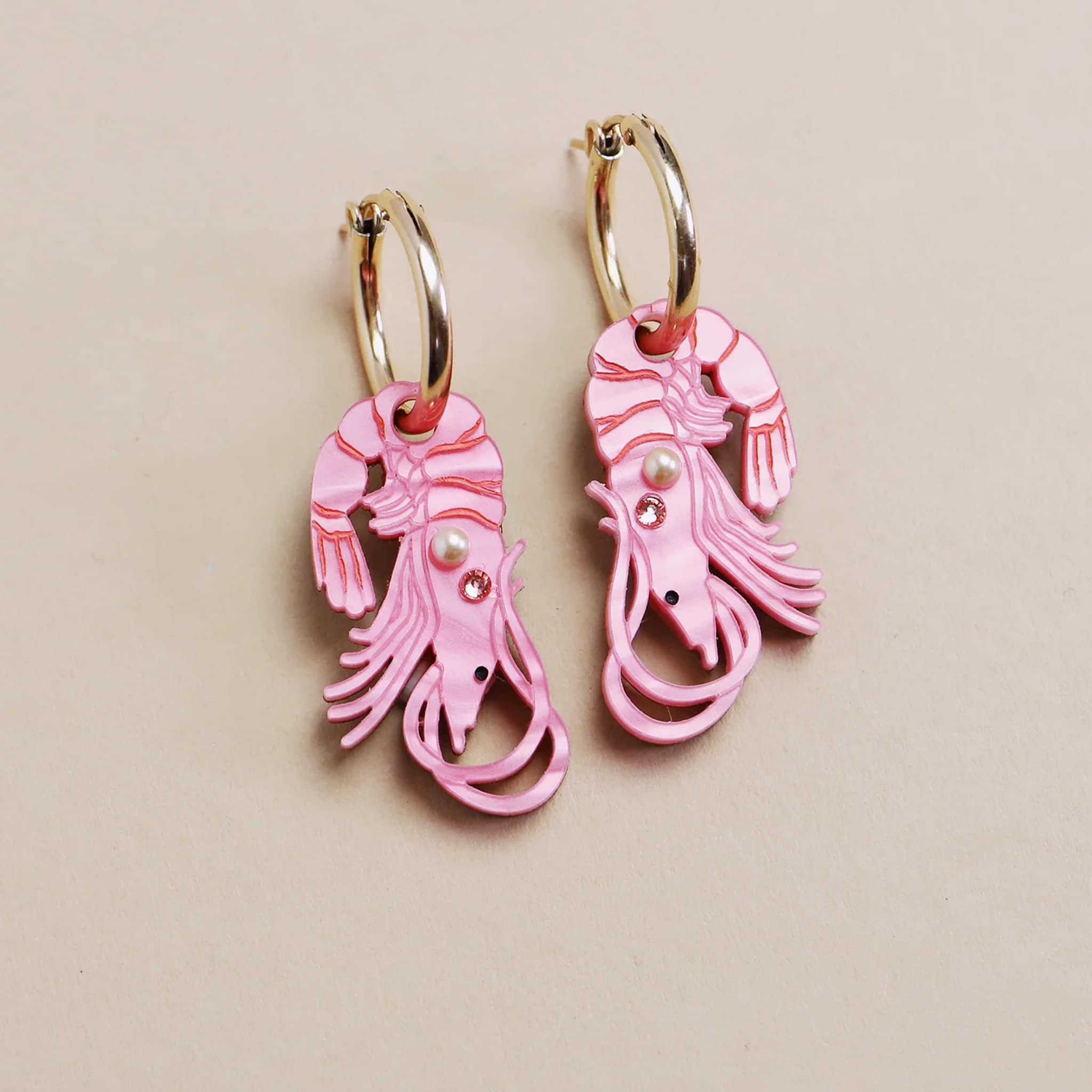 Wolf & Moon King Prawn Hoop Earrings | Buy online UK – Sous Chef UK