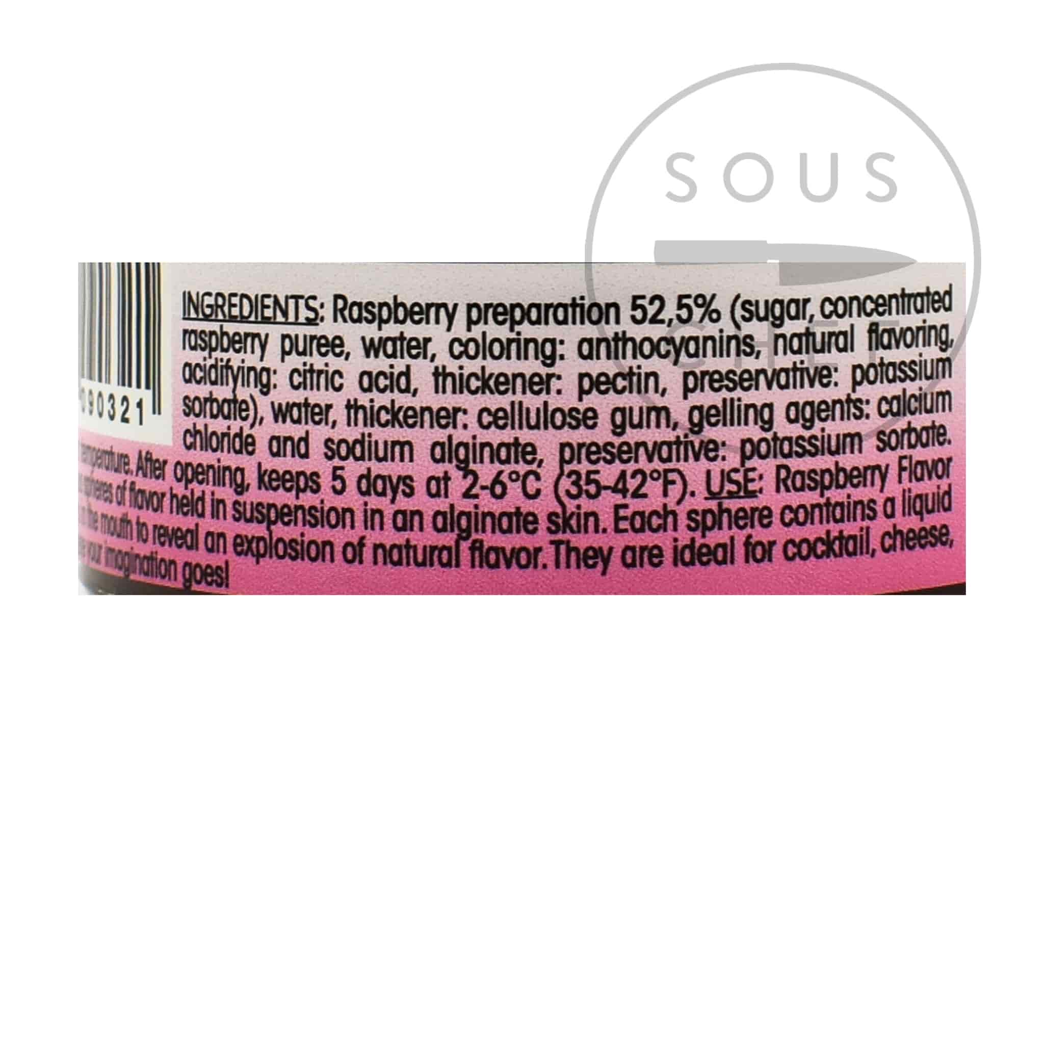 Christine Le Tennier Raspberry Flavour Pearls - Buy Online from Sous ...