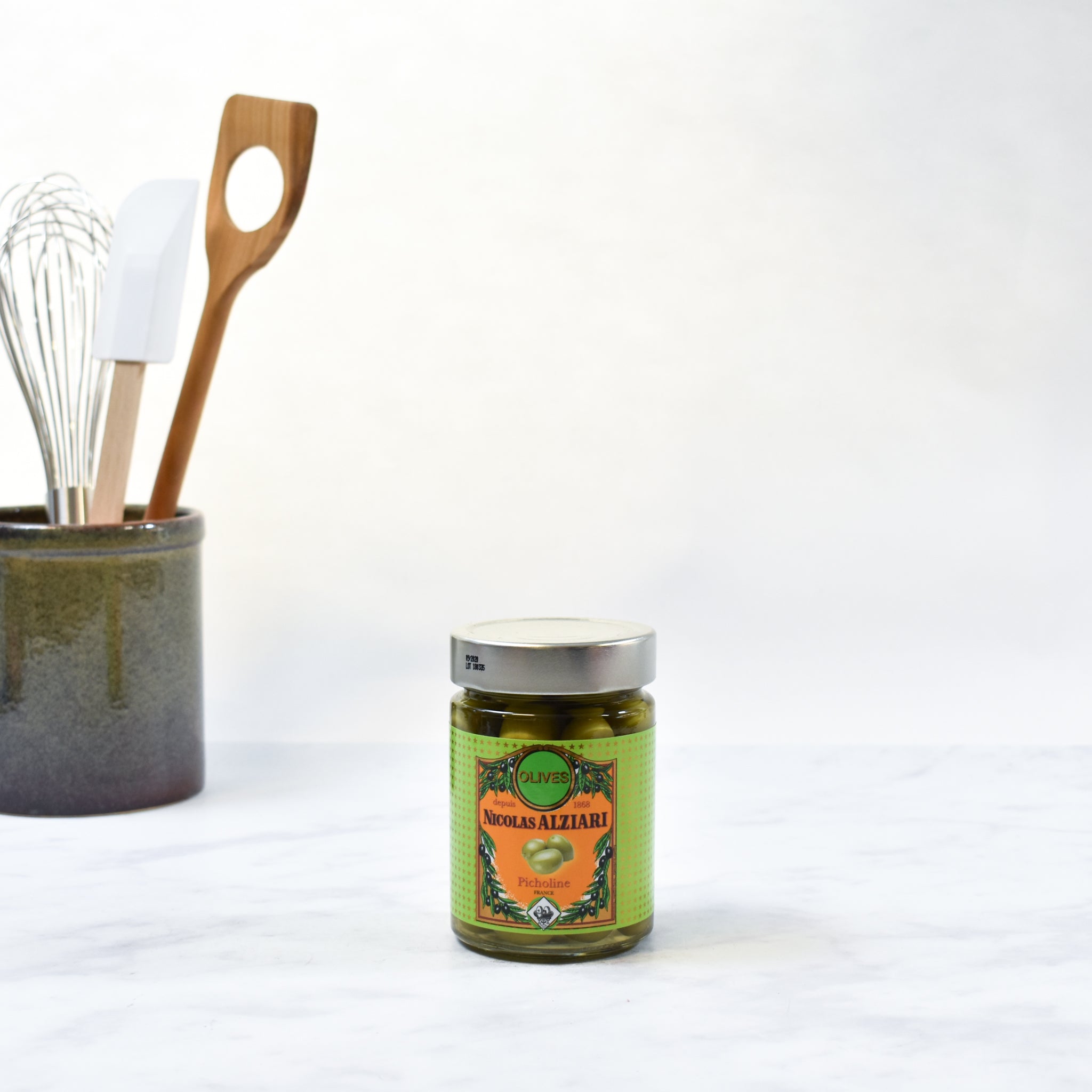 Nicolas Alziari Green Picholine Olives | Buy Online | Sous Chef UK