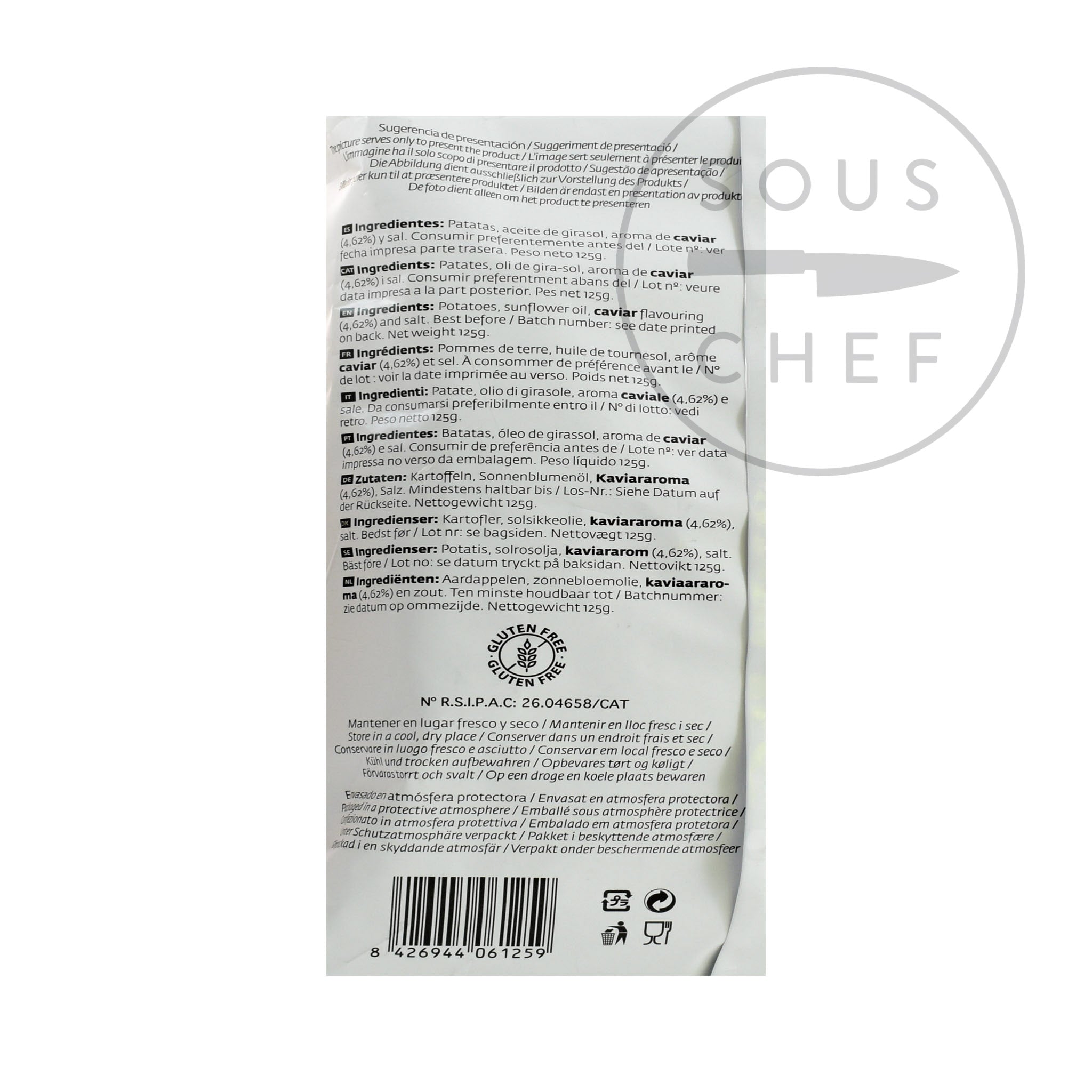 Torres Caviar Crisps | Buy Online | Sous Chef UK