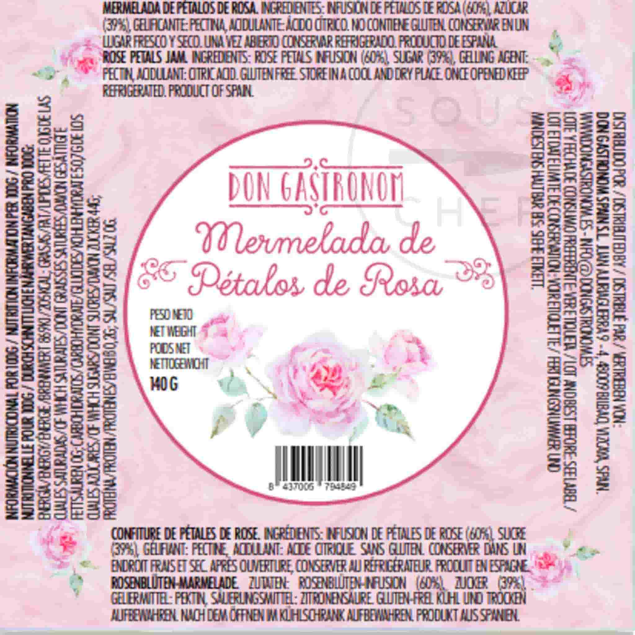 Spanish Rose Petal Jam, 140g | Buy online UK – Sous Chef UK