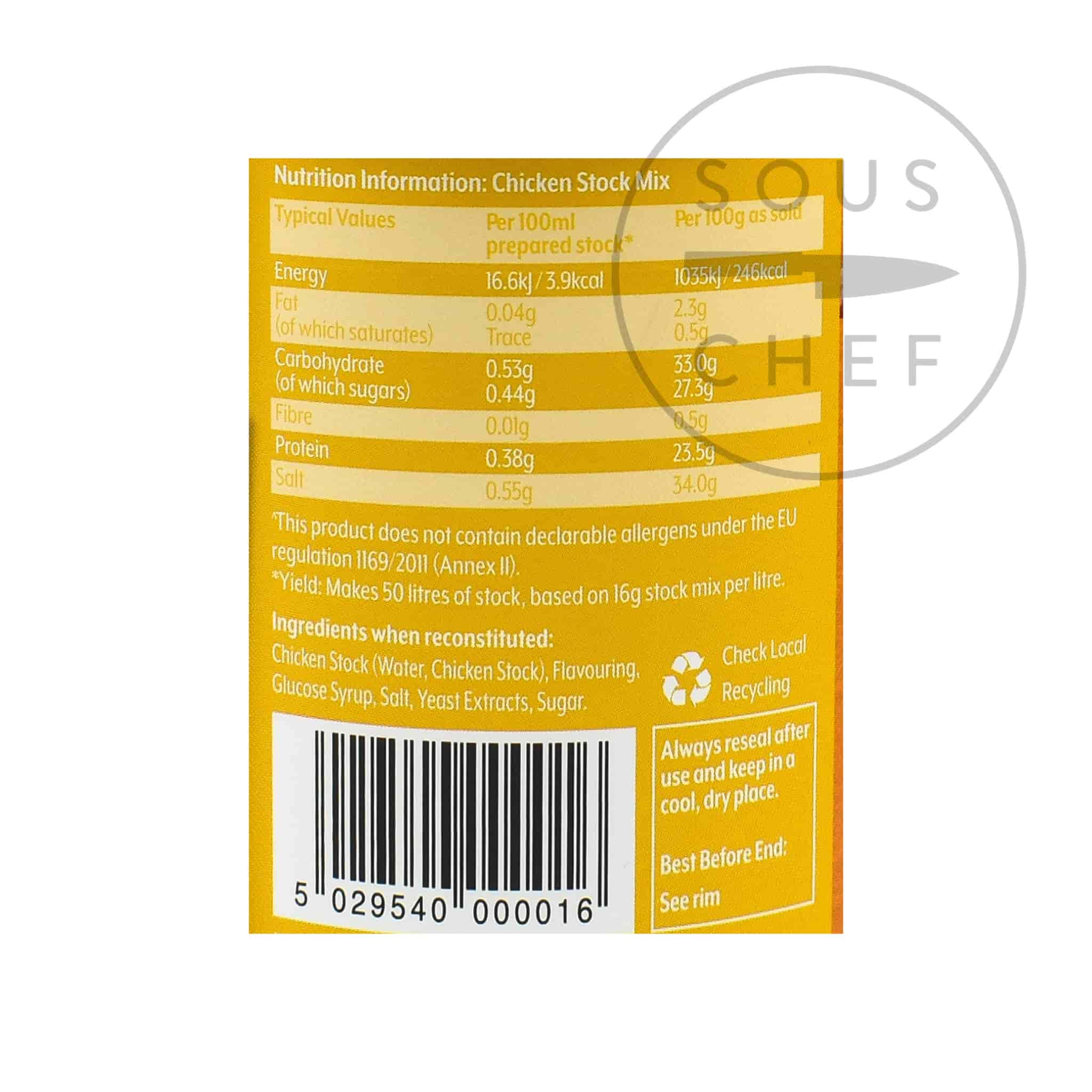 Essential Cuisine Chicken Stock Mix 800g | Buy online UK – Sous Chef UK