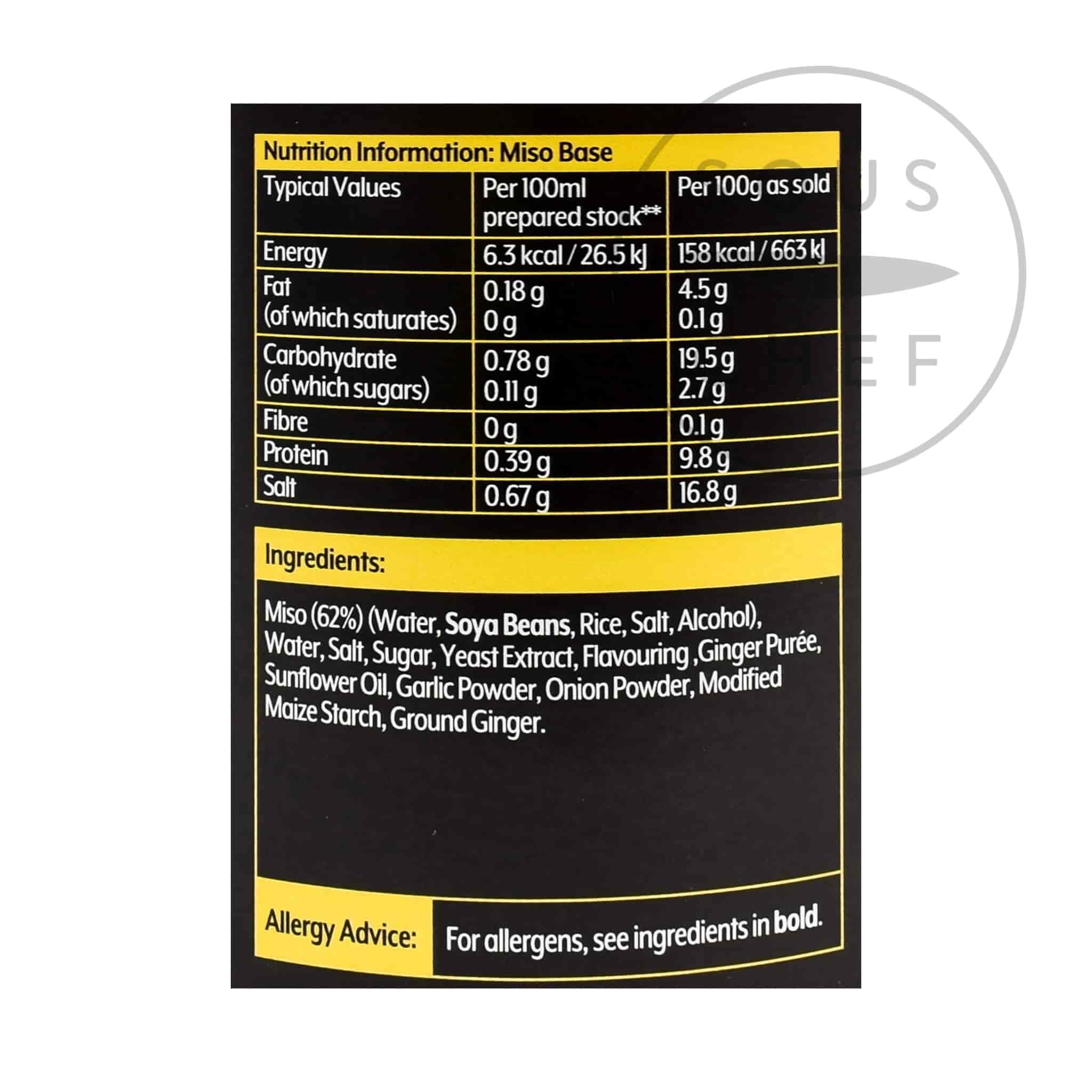 Essential Cuisine Asian Miso Base 1kg | Buy online UK – Sous Chef UK