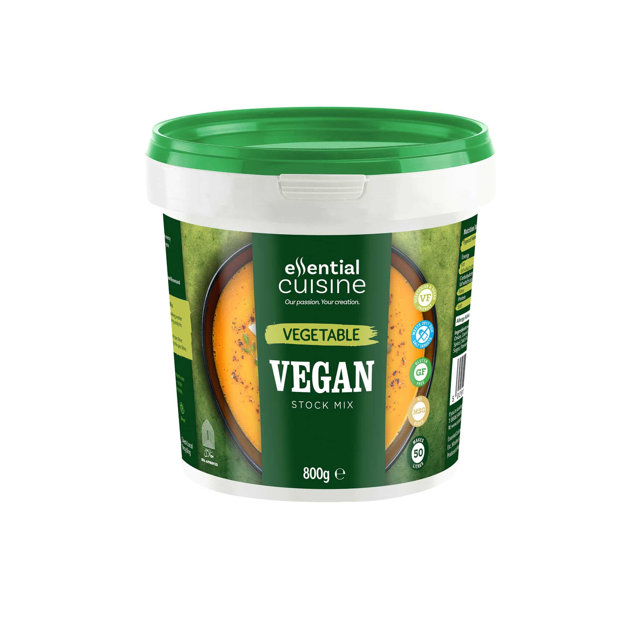 Essential Cuisine Vegan Vegetable Stock 800g | Buy online UK – Sous Chef UK