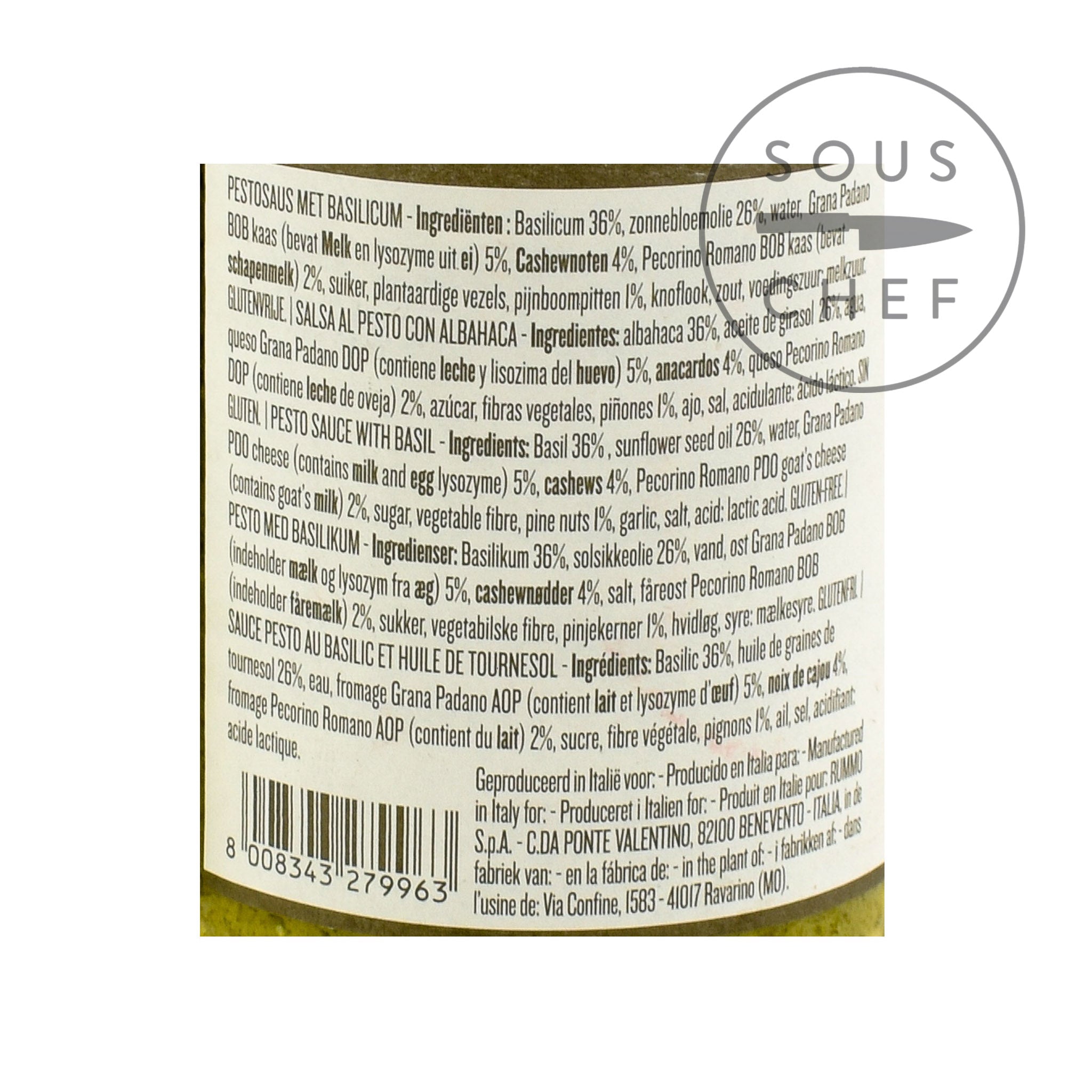 Rummo Basil Pesto 190g | Buy online at Sous Chef UK