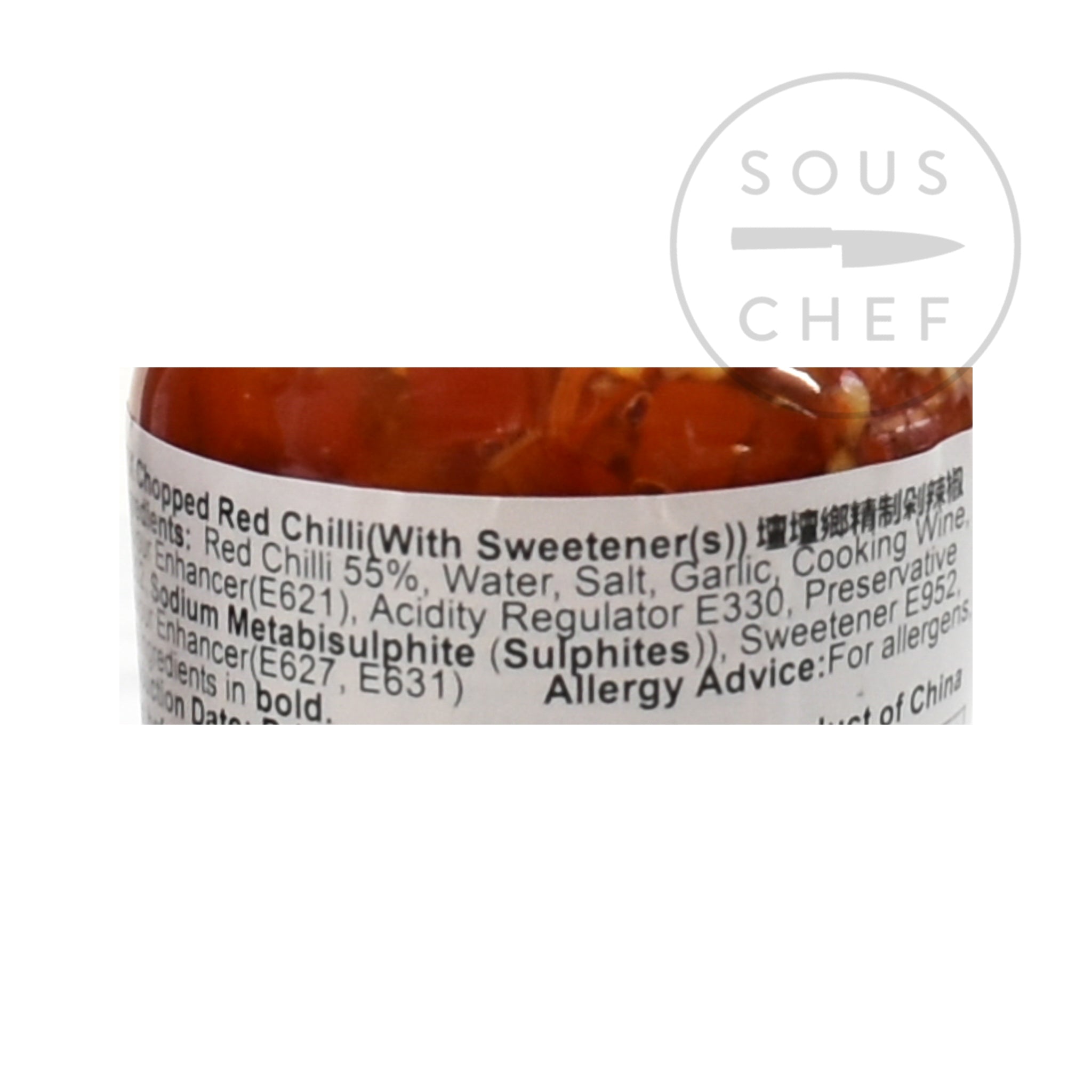 Chopped Salted Red Chilli | Buy Online | Sous Chef UK