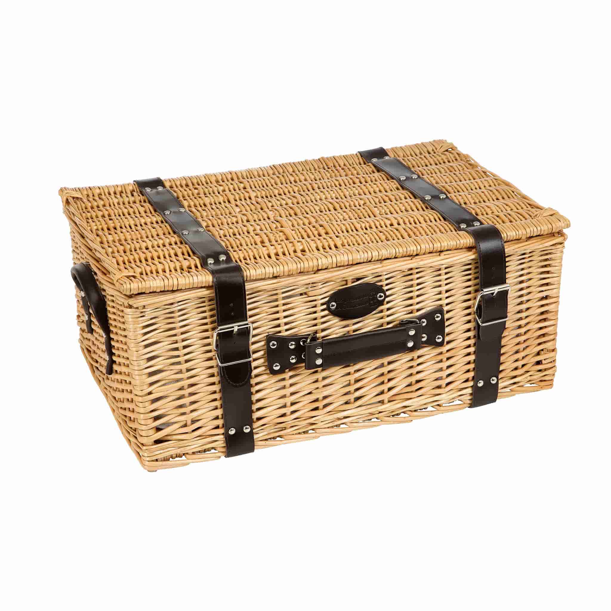 Louvre Natural Picnic Basket, 6 Person | Buy online UK – Sous Chef UK
