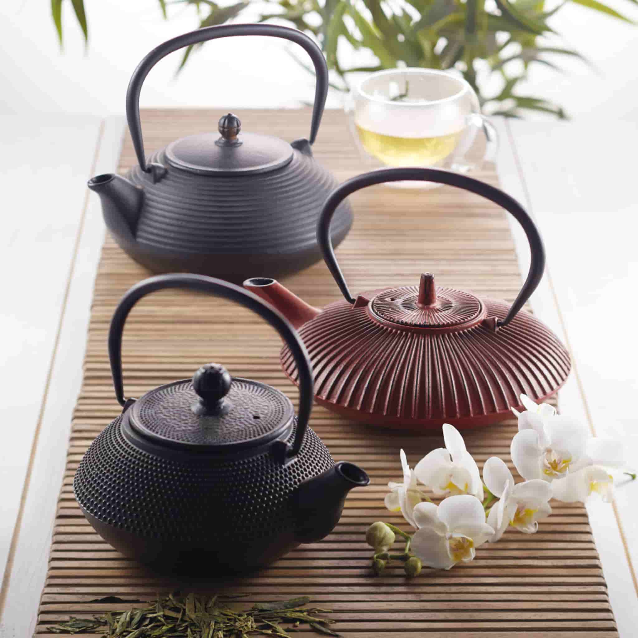 Red Cast Iron Teapot 600ml | Buy online UK – Sous Chef UK