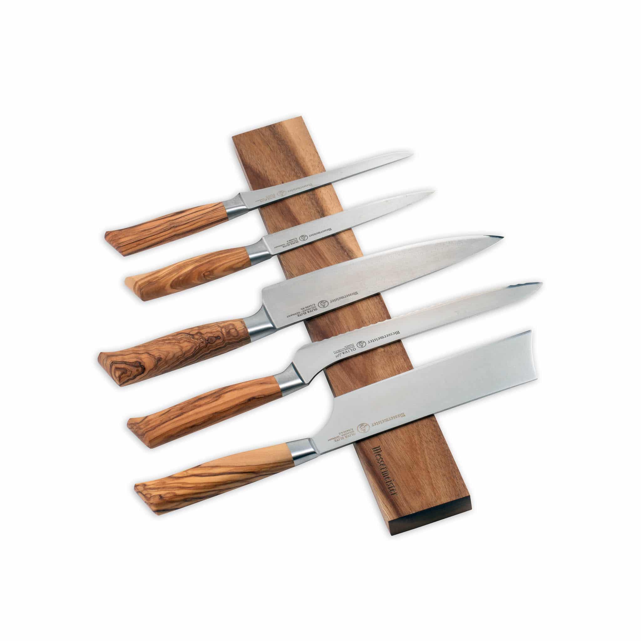 Messermeister Acacia Wood Magnetic Knife Rail, 45cm | Buy online UK ...