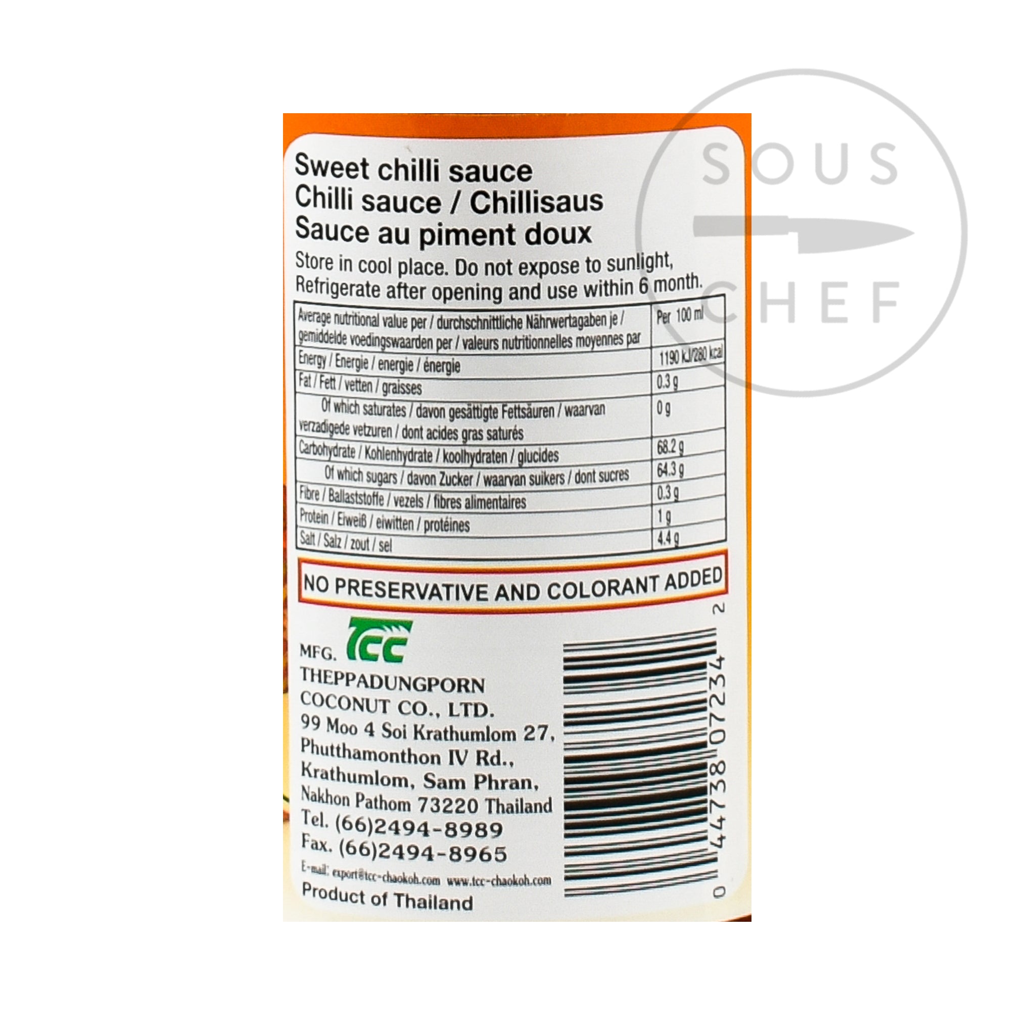 Mae Ploy Sweet Chilli Sauce 730ml | Buy online at Sous Chef UK