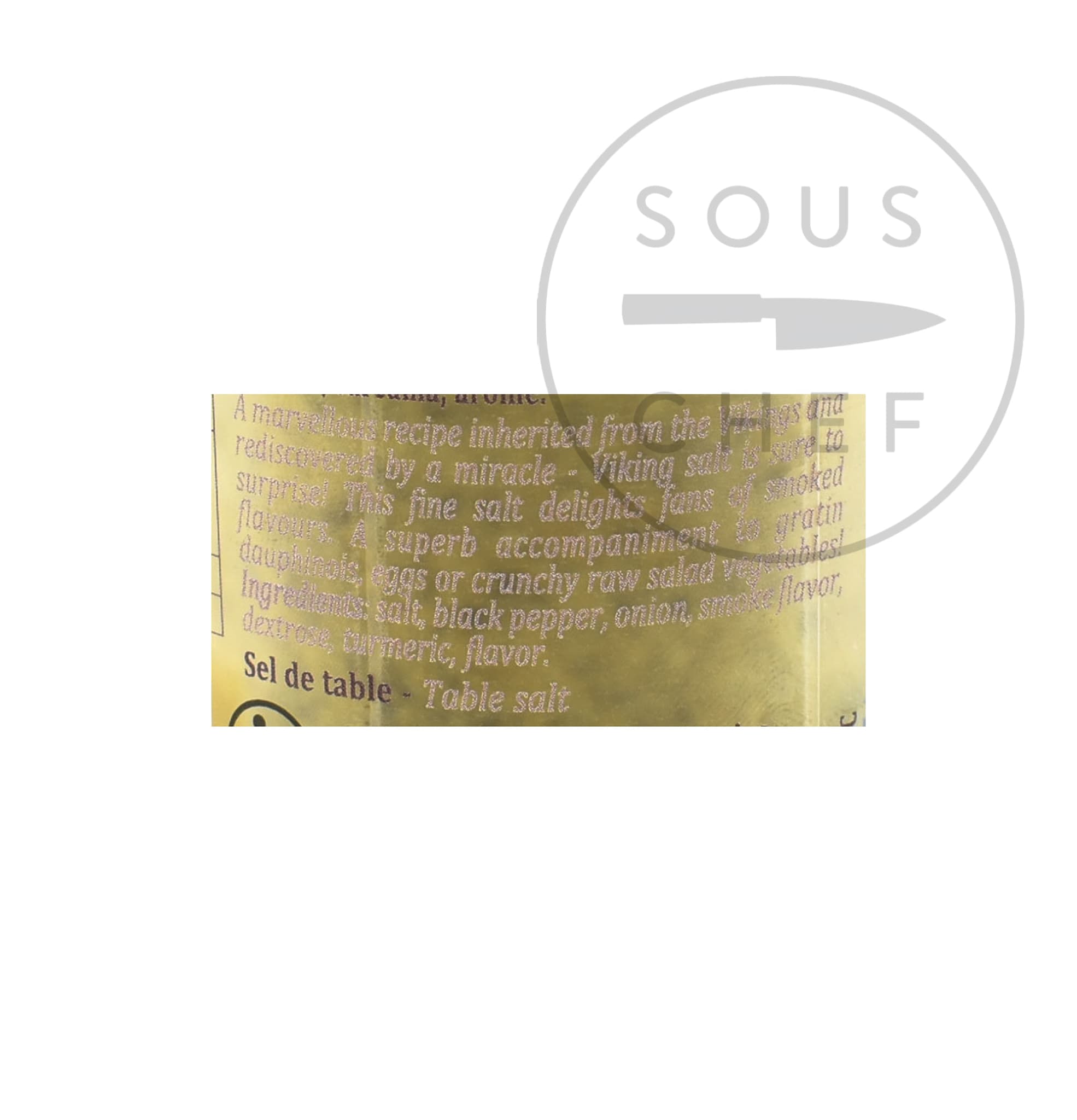 Terre Exotique Viking Smoked Salt | Buy online at Sous Chef UK