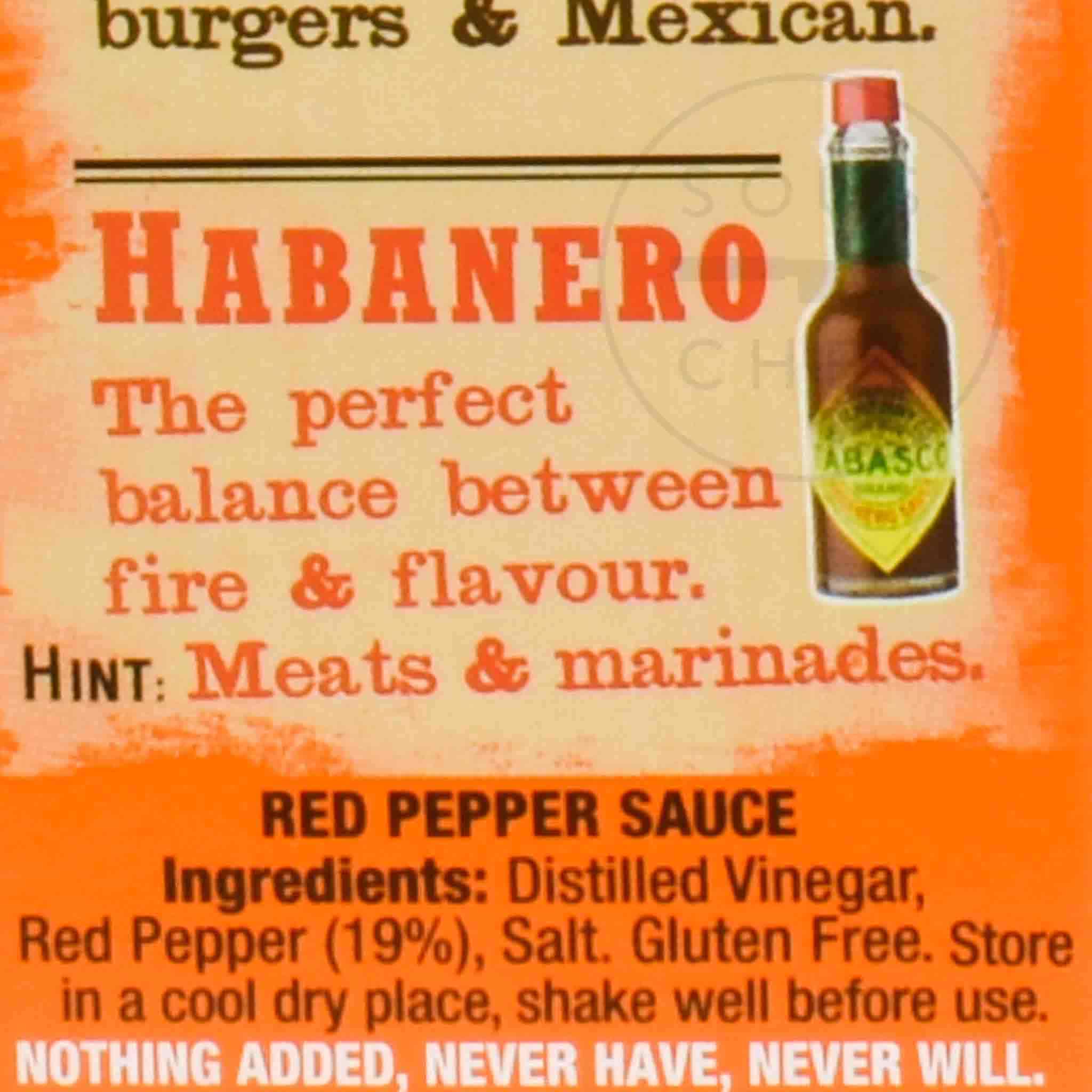 Tabasco Red Pepper Sauce | Buy online UK – Sous Chef UK