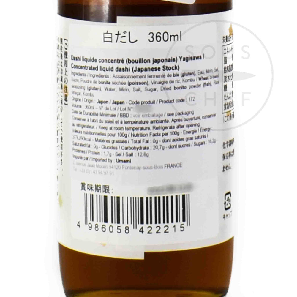 Liquid Concentrated Dashi Yagisawa 360ml | Buy online UK – Sous Chef UK