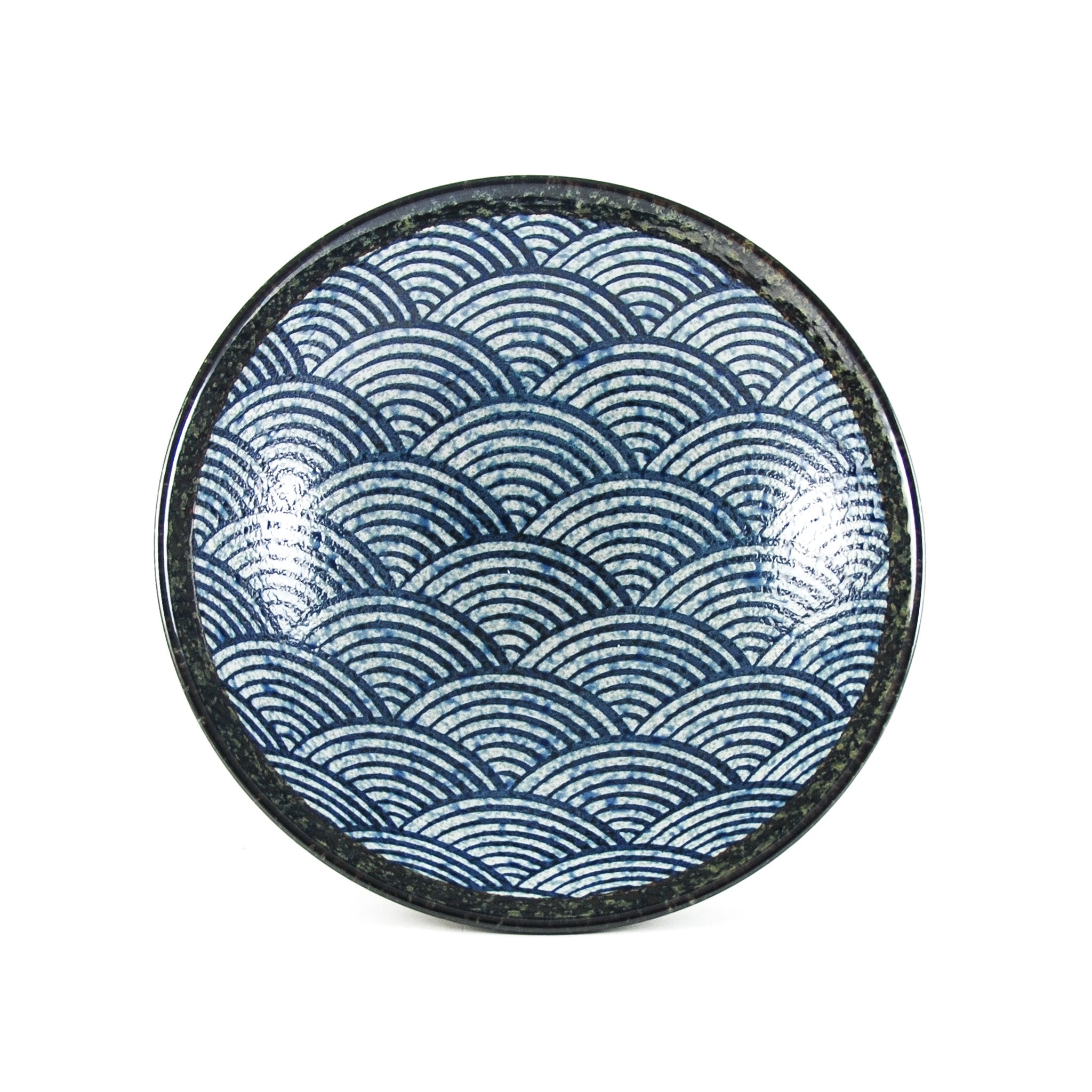 Blue Wave Large Shallow Bowl - Buy online today at Sous Chef UK