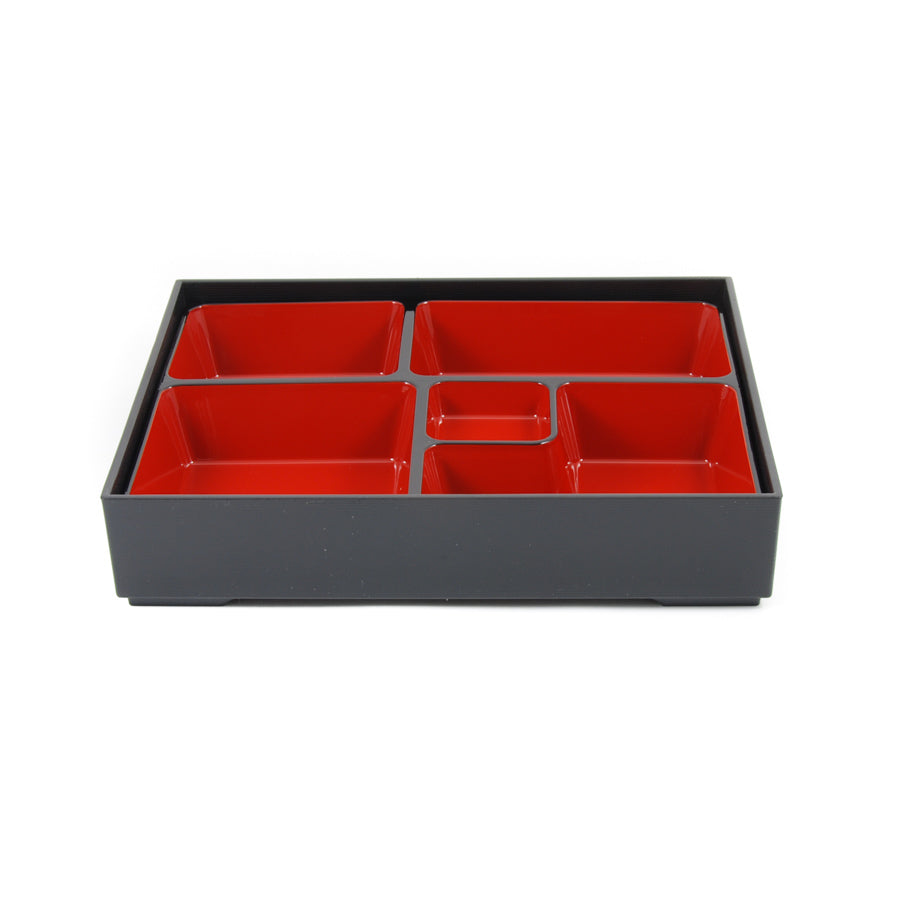 Classic Bento Box - 5 Compartment Oblong | Buy Online | Sous Chef UK