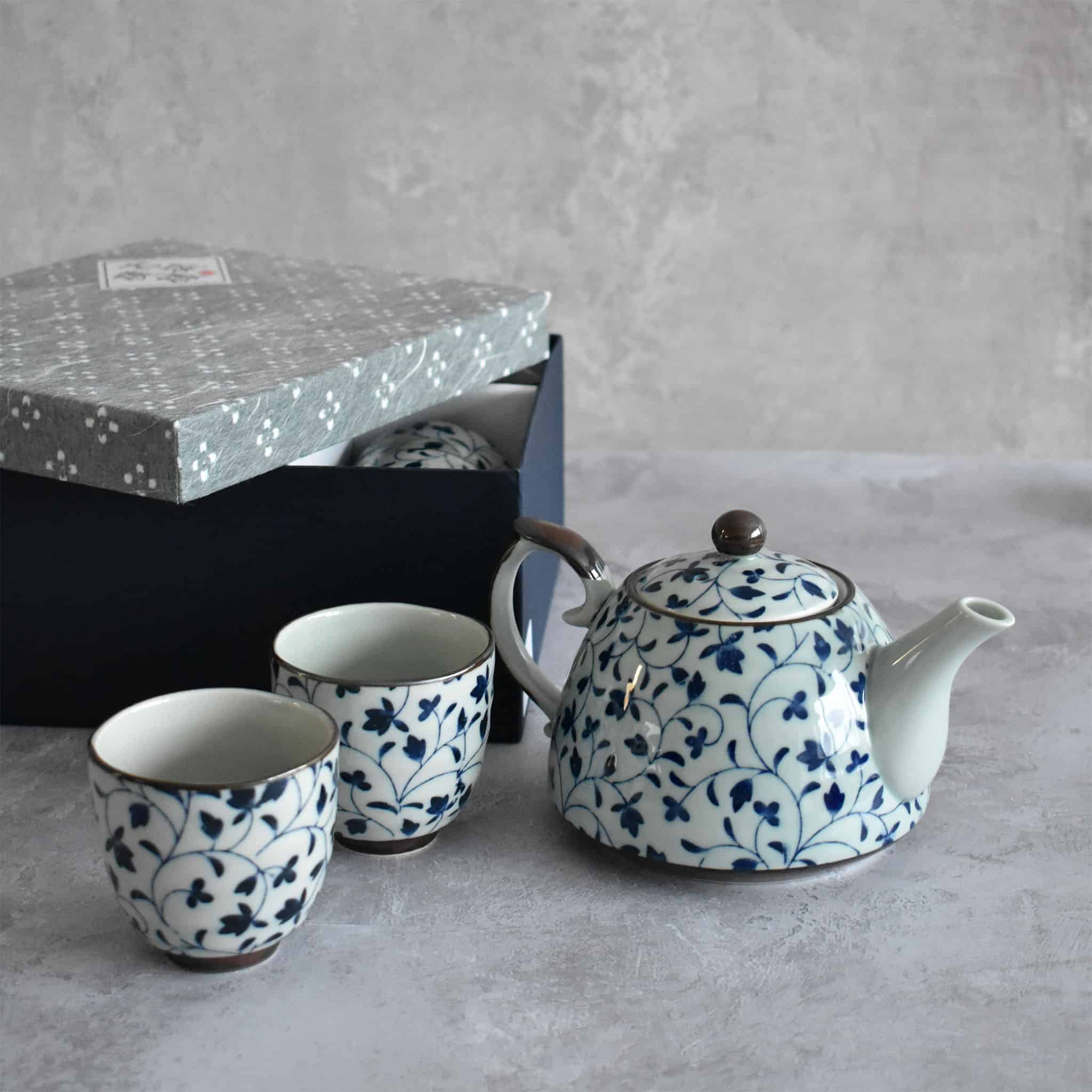 Shizen Blue Japanese Teapot & Teacup Set | Buy Online | Sous Chef UK